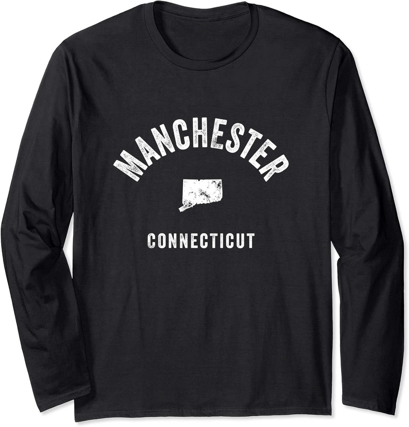 Amazon.com: Manchester Connecticut CT Vintage 70s Athletic Sports ...