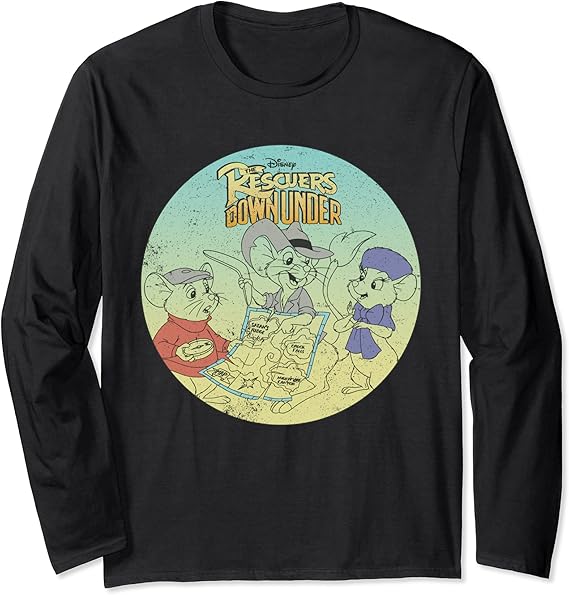 Disney The Rescuers Down Under Movie Long Sleeve T-Shirt : Amazon.co.uk ...