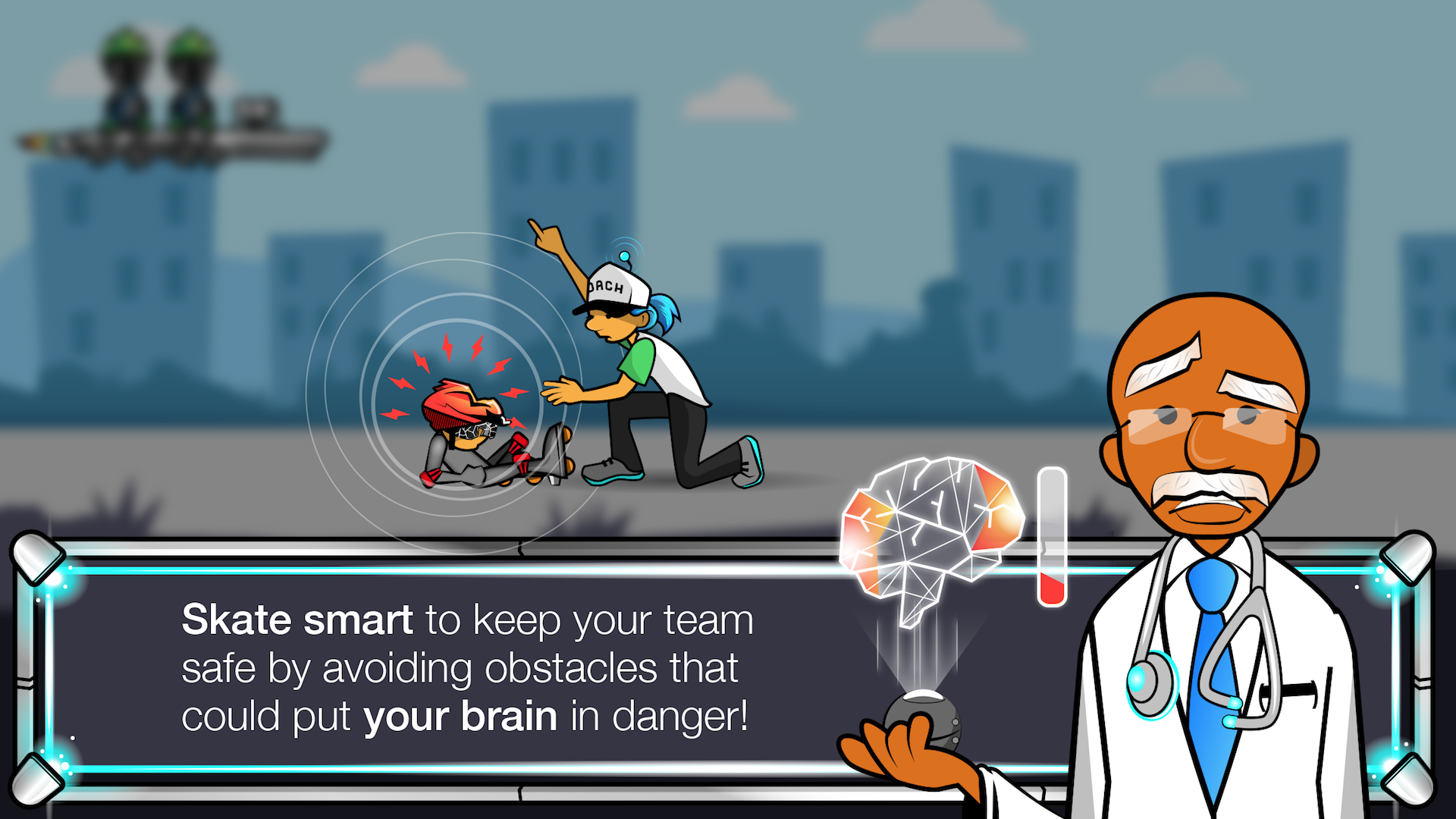 Aplicación CDC HEADS UP Rocket Blades: The Brain Safety Game en Amazon ...