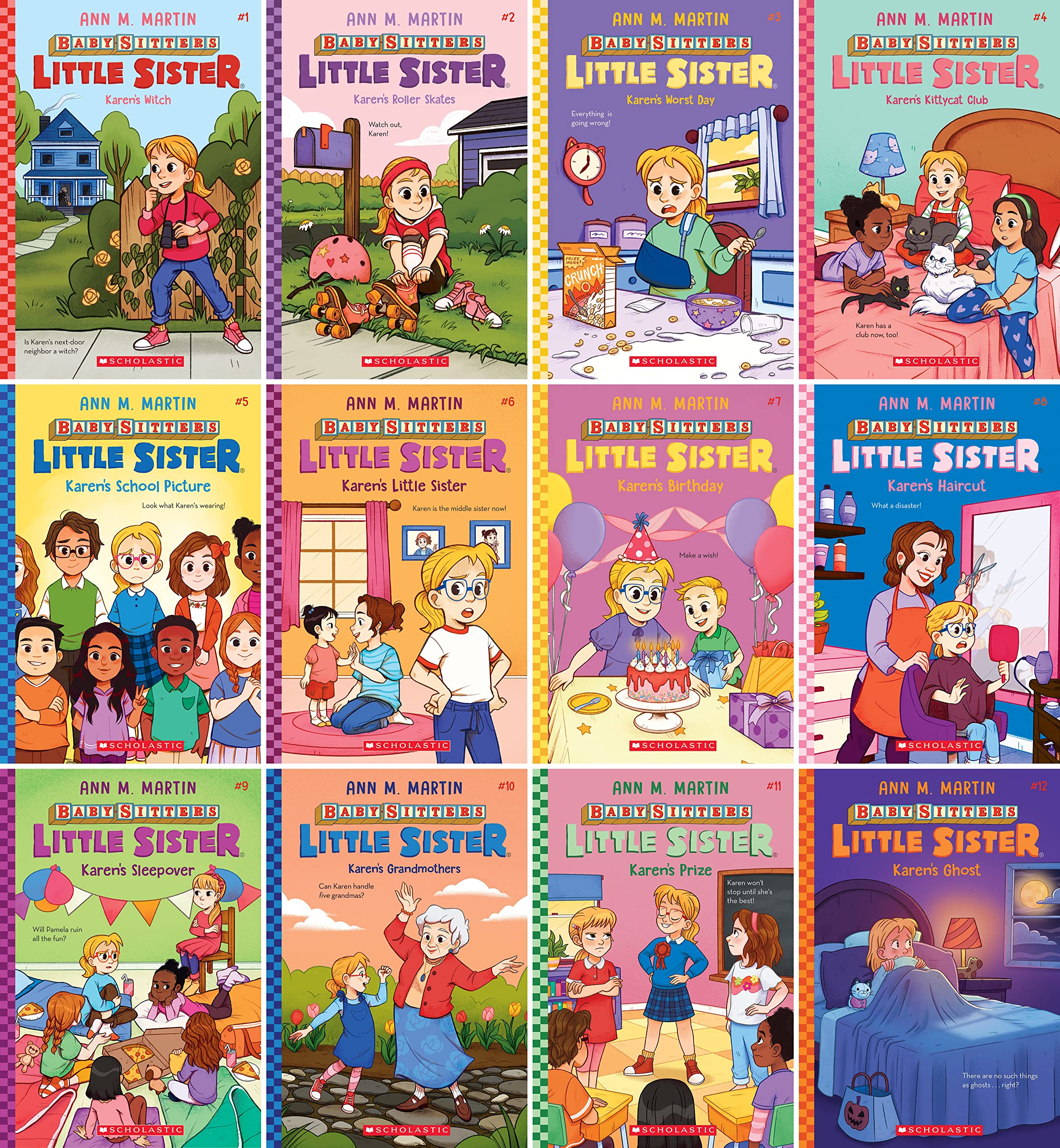 NEW SET! - Baby-Sitters Little Sister Series, Books 1-12: Ann M. Martin ...
