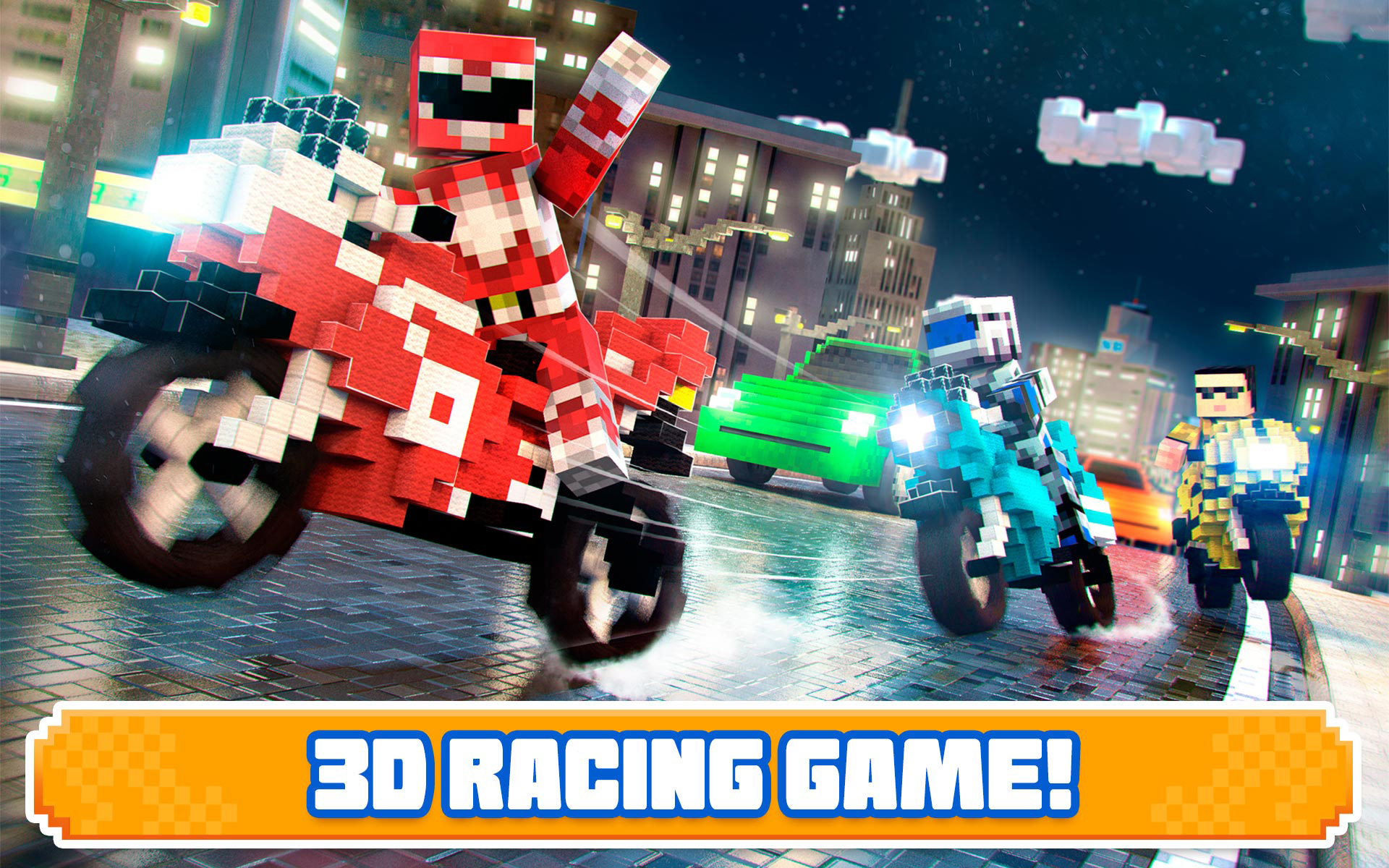 Blocky Motorbikes: Crazy GP Motorbike Racing Game - Accept the ...