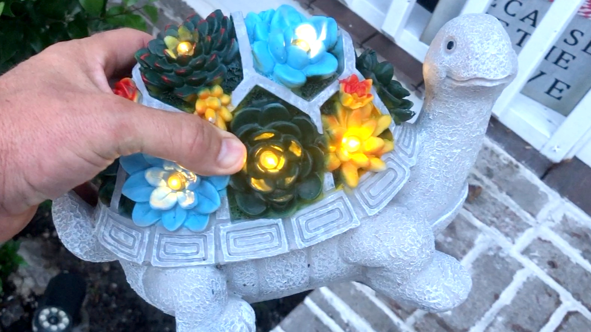 Watch Cute Turtle Solar Light for the Garden very durable on Amazon Live