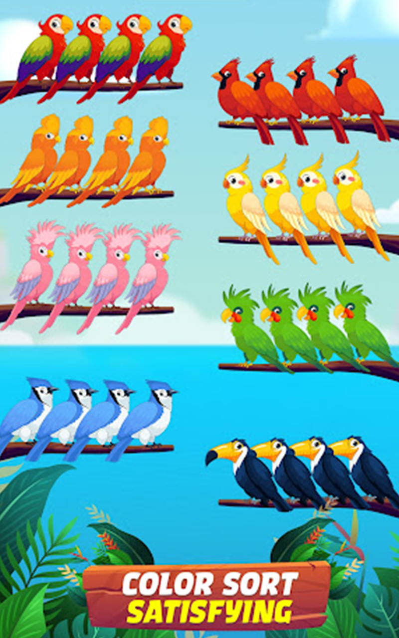 Bird Sort - Color Birds Game - App on Amazon Appstore