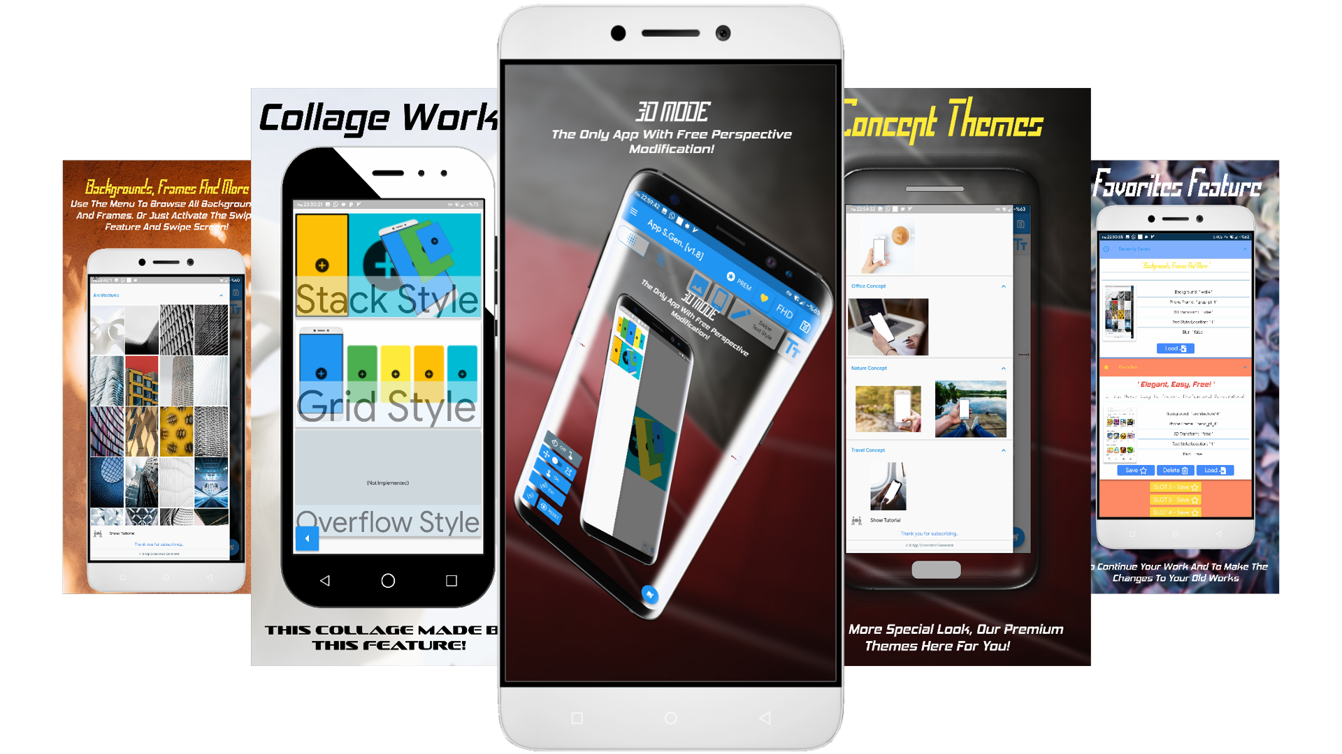 App Screenshot Mockup Generator 3D & Picture Maker - App on Amazon Appstore