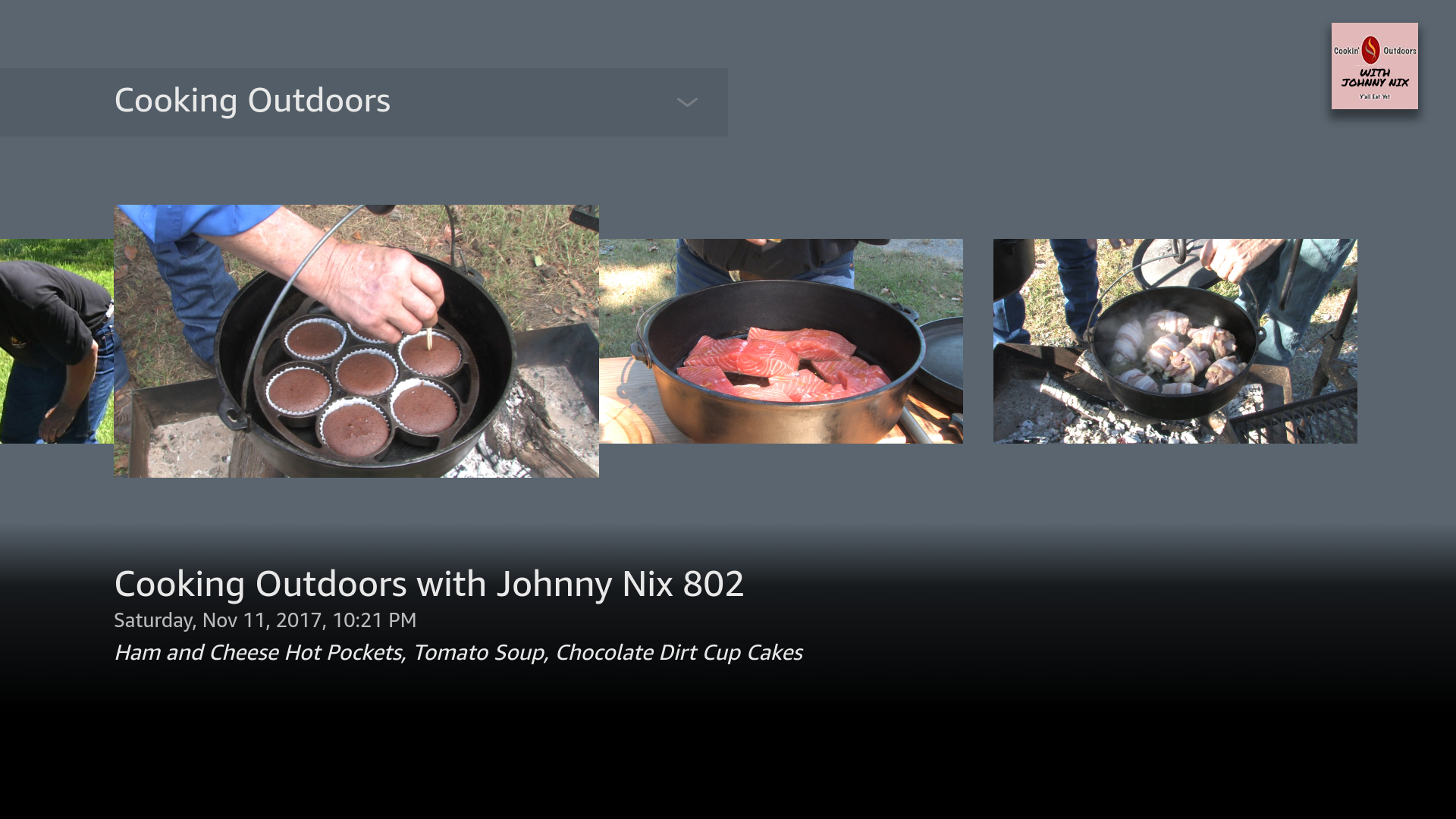 Cooking Outdoors with Johnny Nix - App on Amazon Appstore