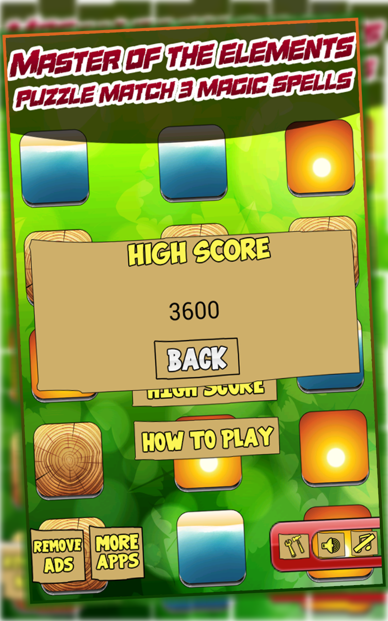 Master of the elements Puzzle : Match 3 Magic Spells - Free Edition ...