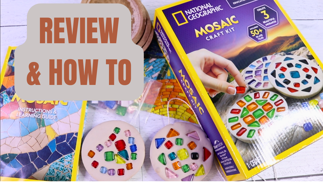 Watch Review & Demo& National Geographic Mosaic Craft Kit on Amazon Live