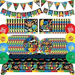 Amazon.com: Treasures Gifted Preschool Graduation Decorations - Serves ...