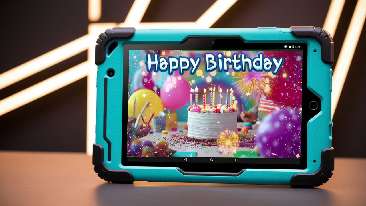Happy Birthday Cake Screensaver – Candles, Balloons & Song Loop in 4K ...