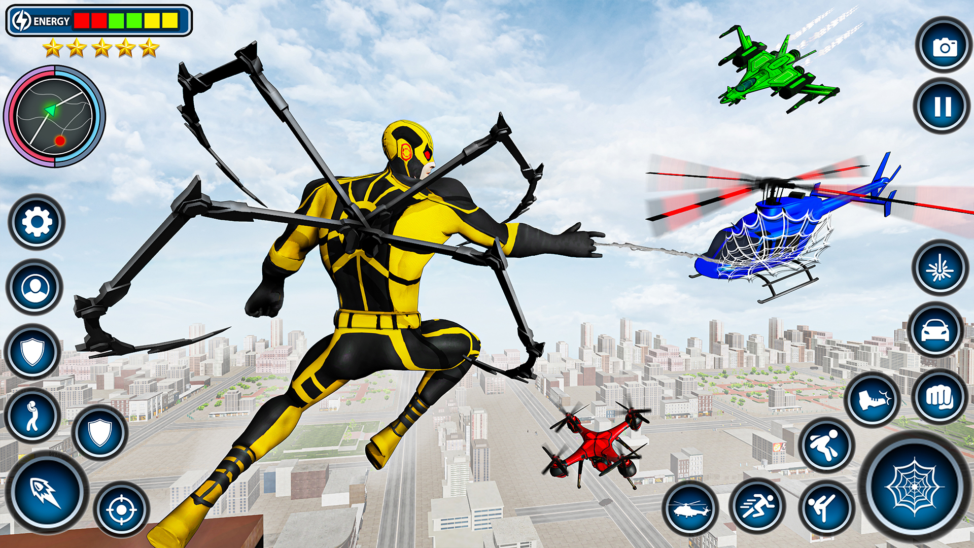 Grand Flying Spider Rope Hero | Superhero Crime Simulator - App on ...