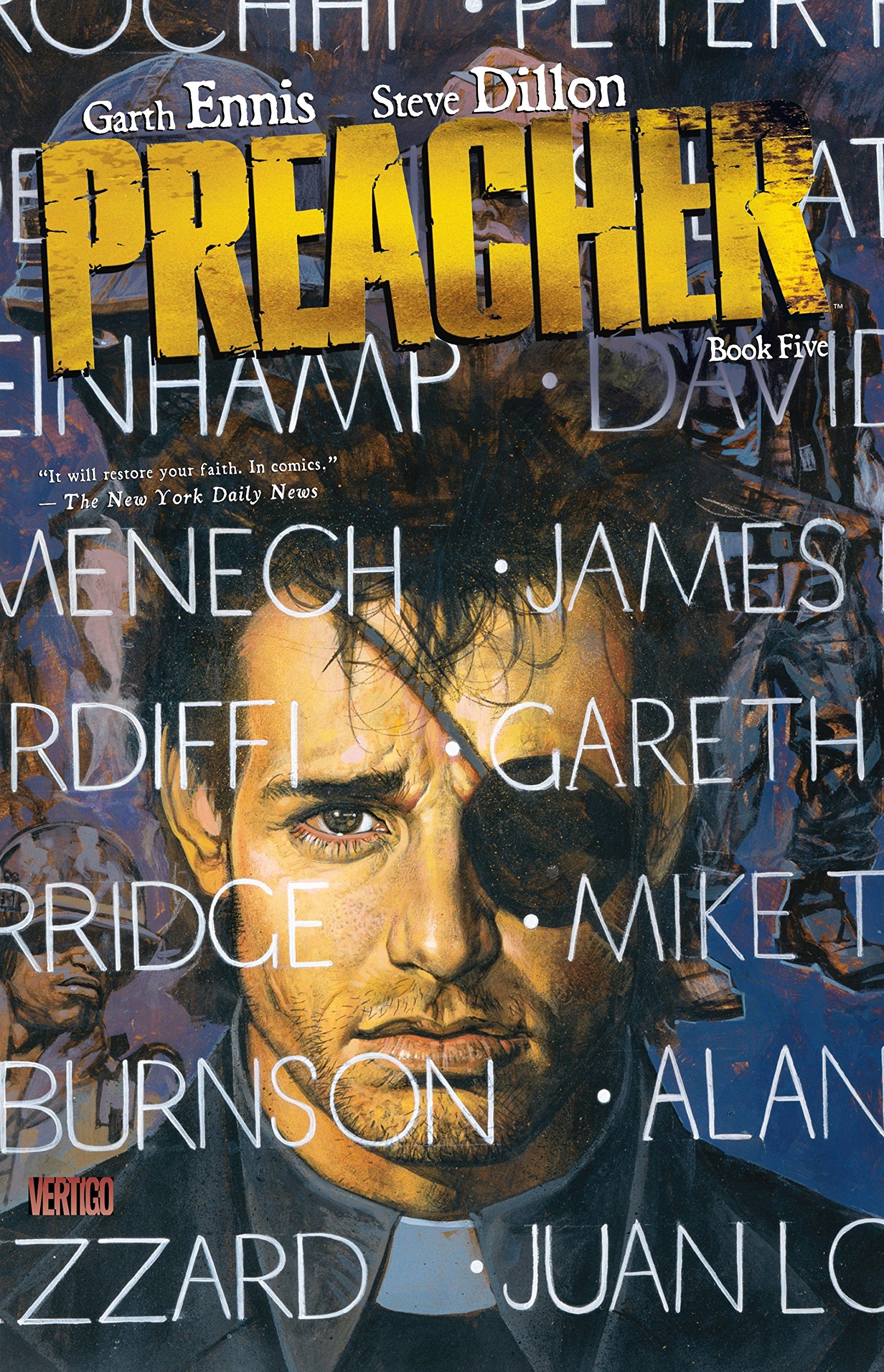 Preacher Book Five: Amazon.co.uk: Ennis, Garth, Dillon, Steve ...