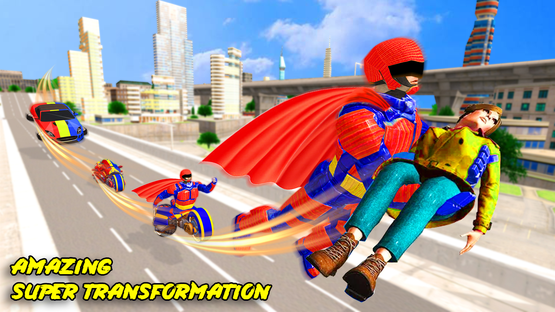 Flying Hero Robot Transform Rescue Survival Games - App on the Amazon ...