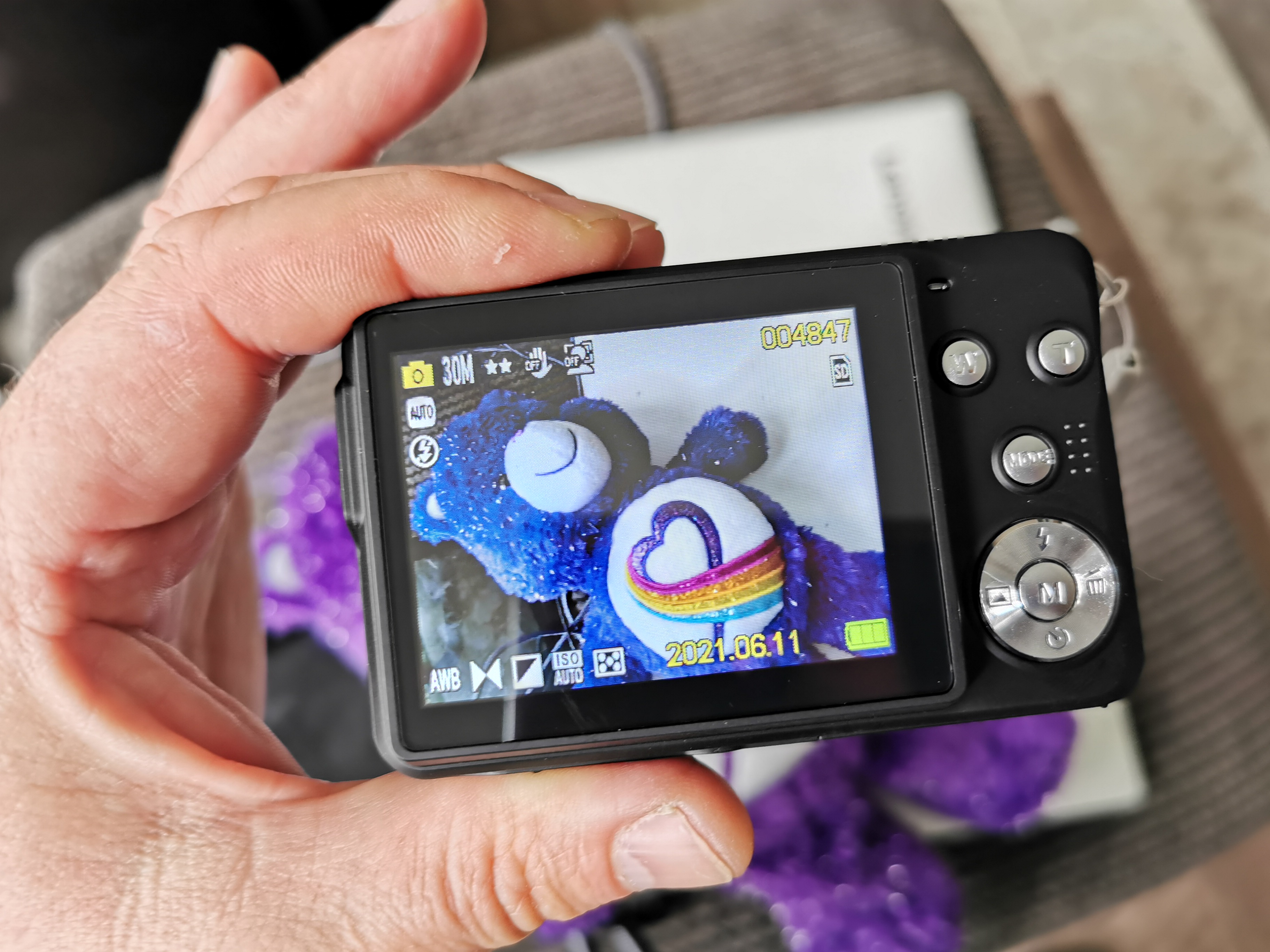 Digital Camera 2.7 Inch 1080P 30 Mega Pixels HD Vlogging Camera ...