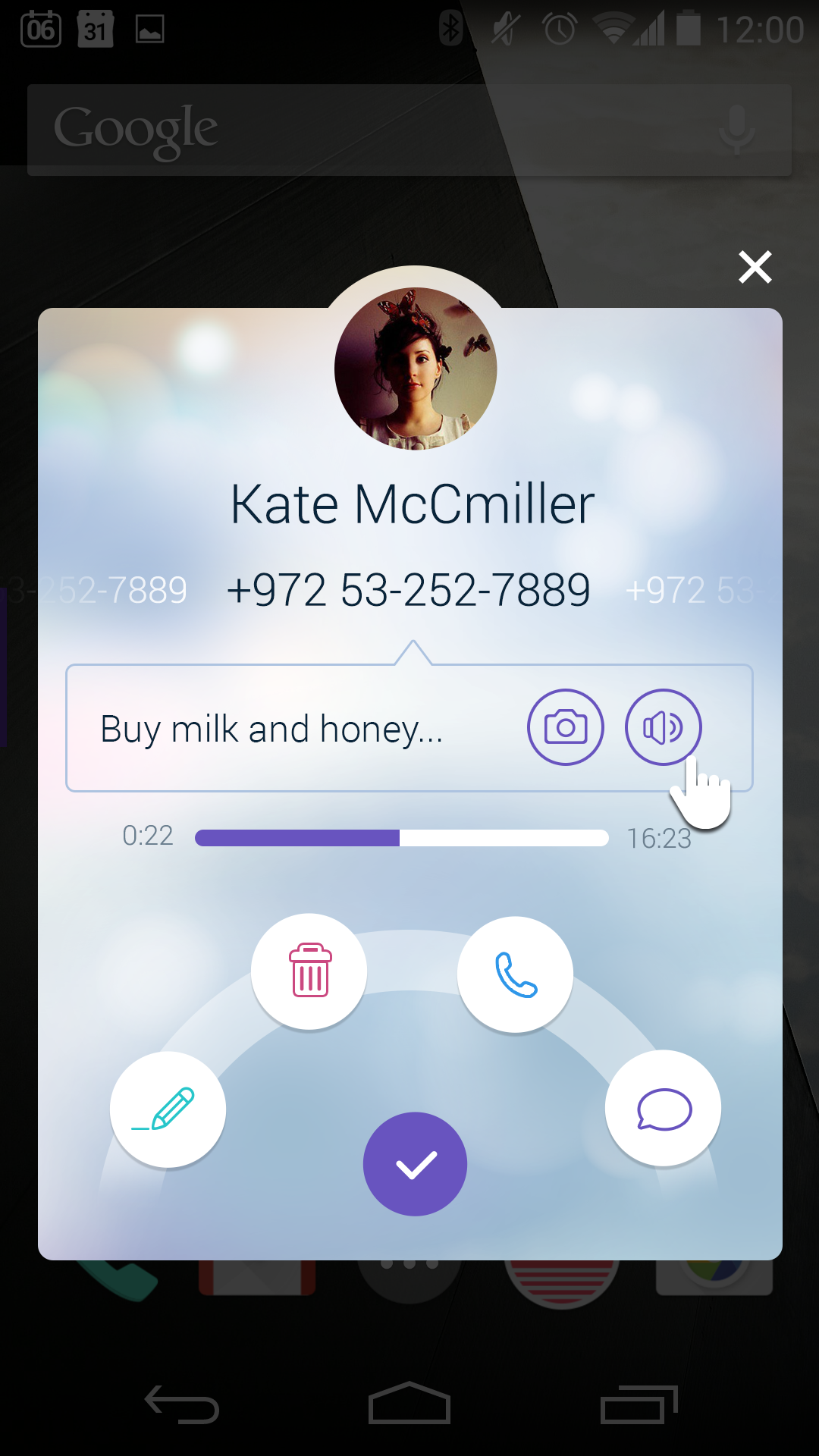 Aplicación ClickMe - Reminder in a click en Amazon Appstore