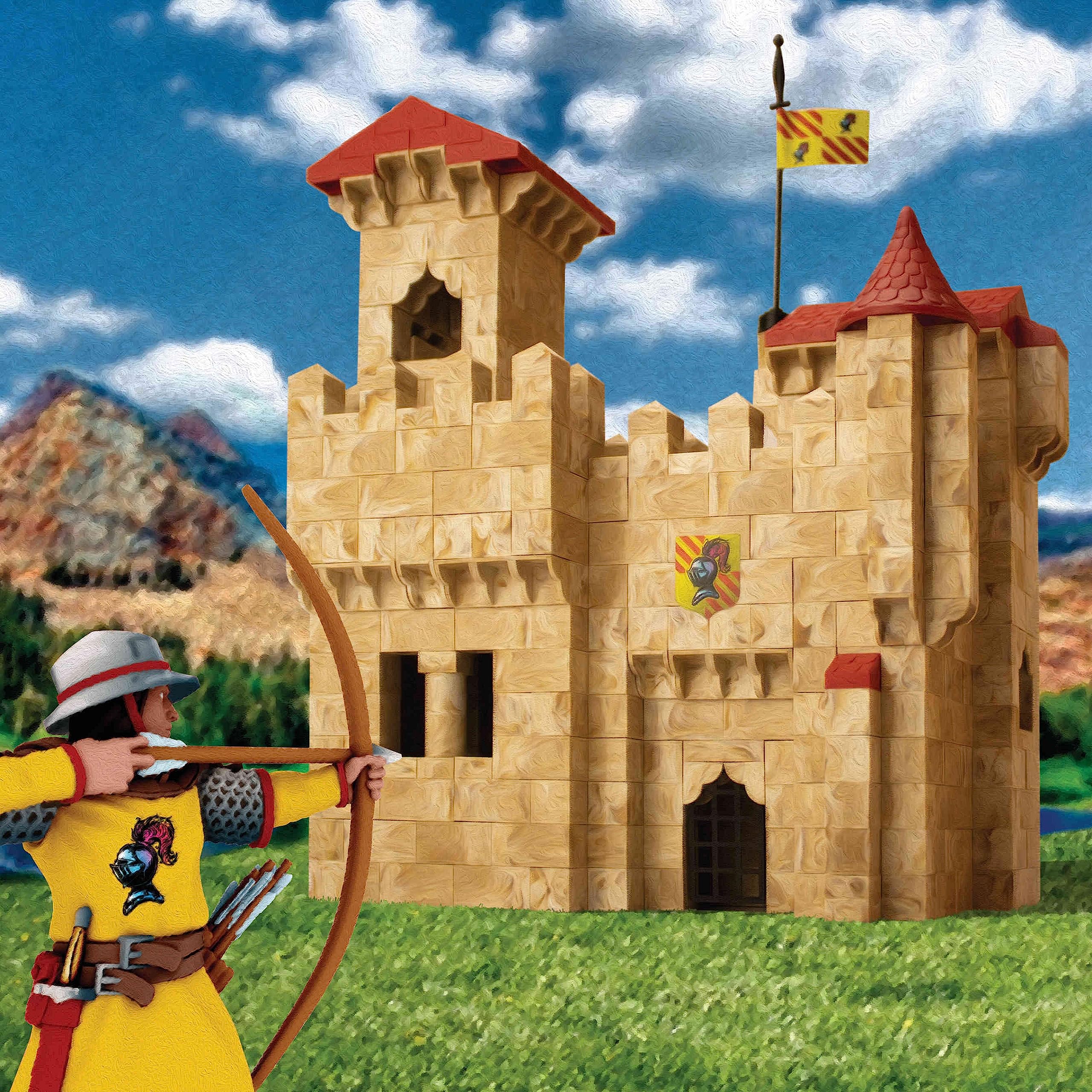 Ng Castles Ngi Model Castle Construction Castles Set Spanish Game ...