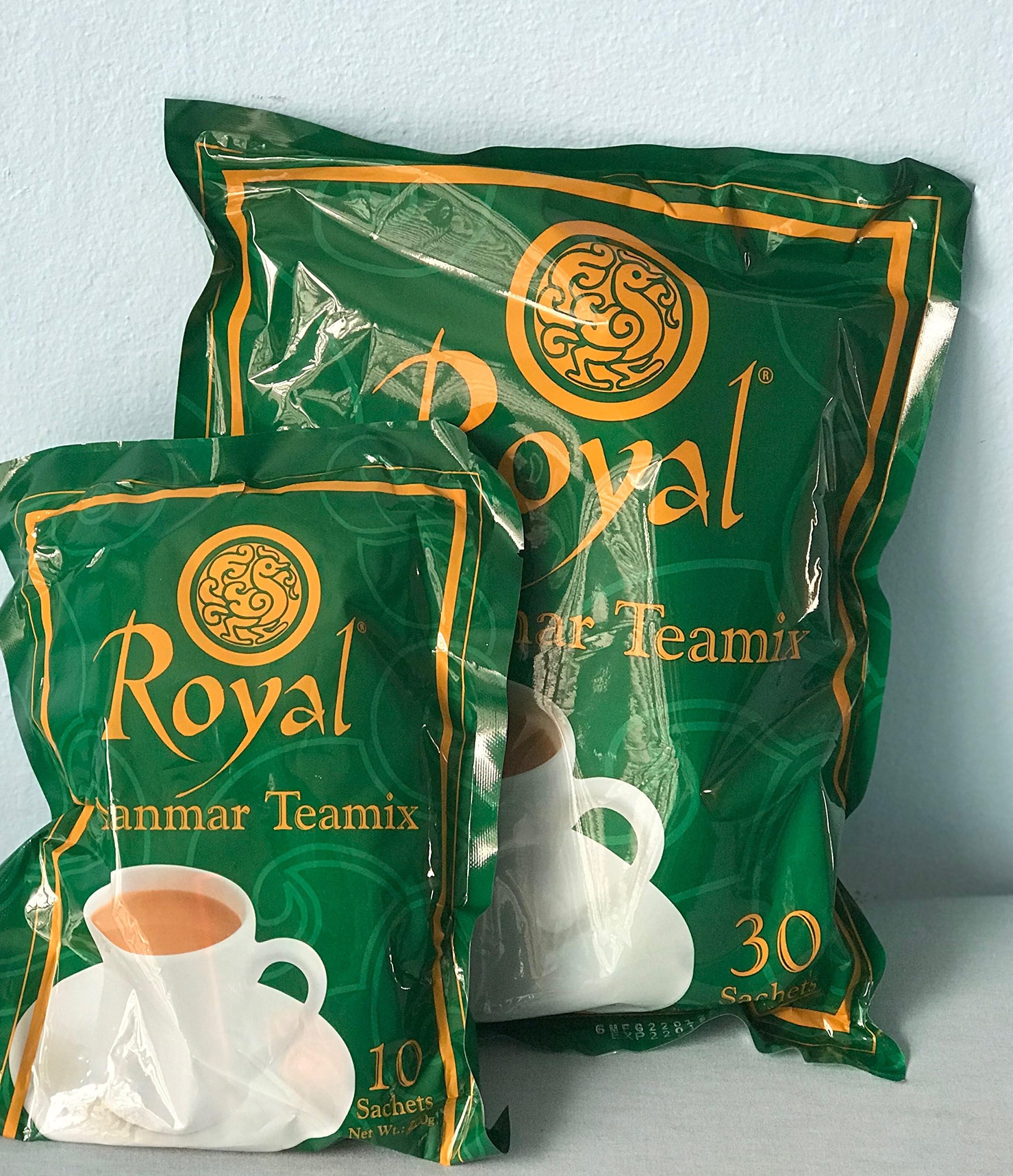 Amazon.com: Royal Myanmar Teamix 3 in 1 Tea -20g x 30 sachets - A Taste ...