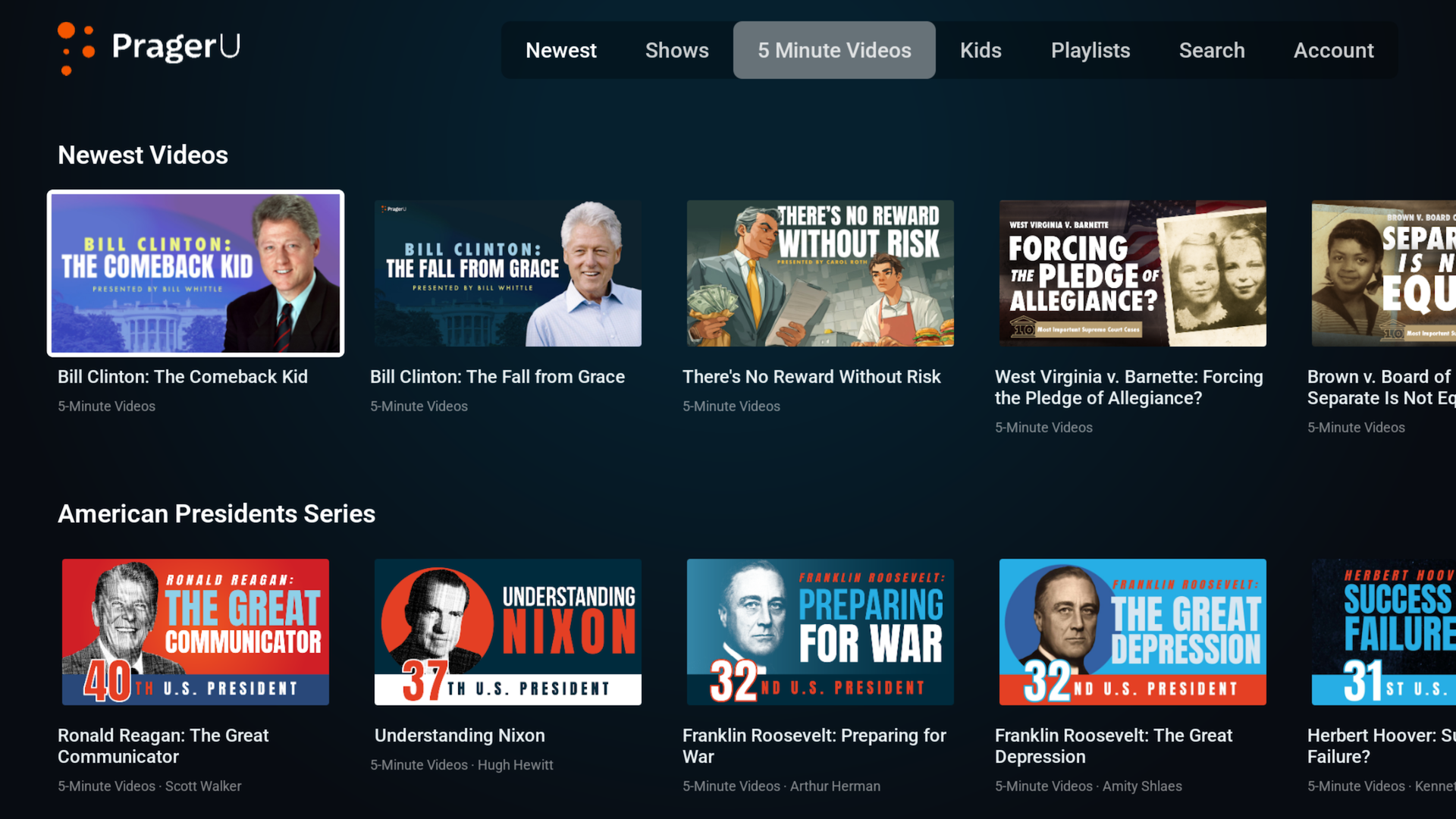 PragerU - App on Amazon Appstore