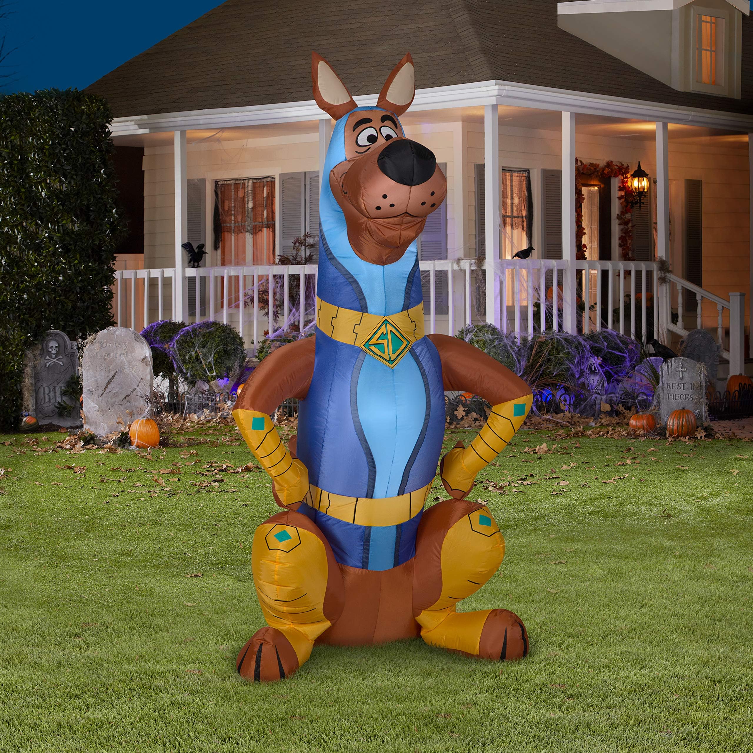 Amazon.com: Gemmy 3' Airblown Scooby as Pirate Halloween Inflatable ...