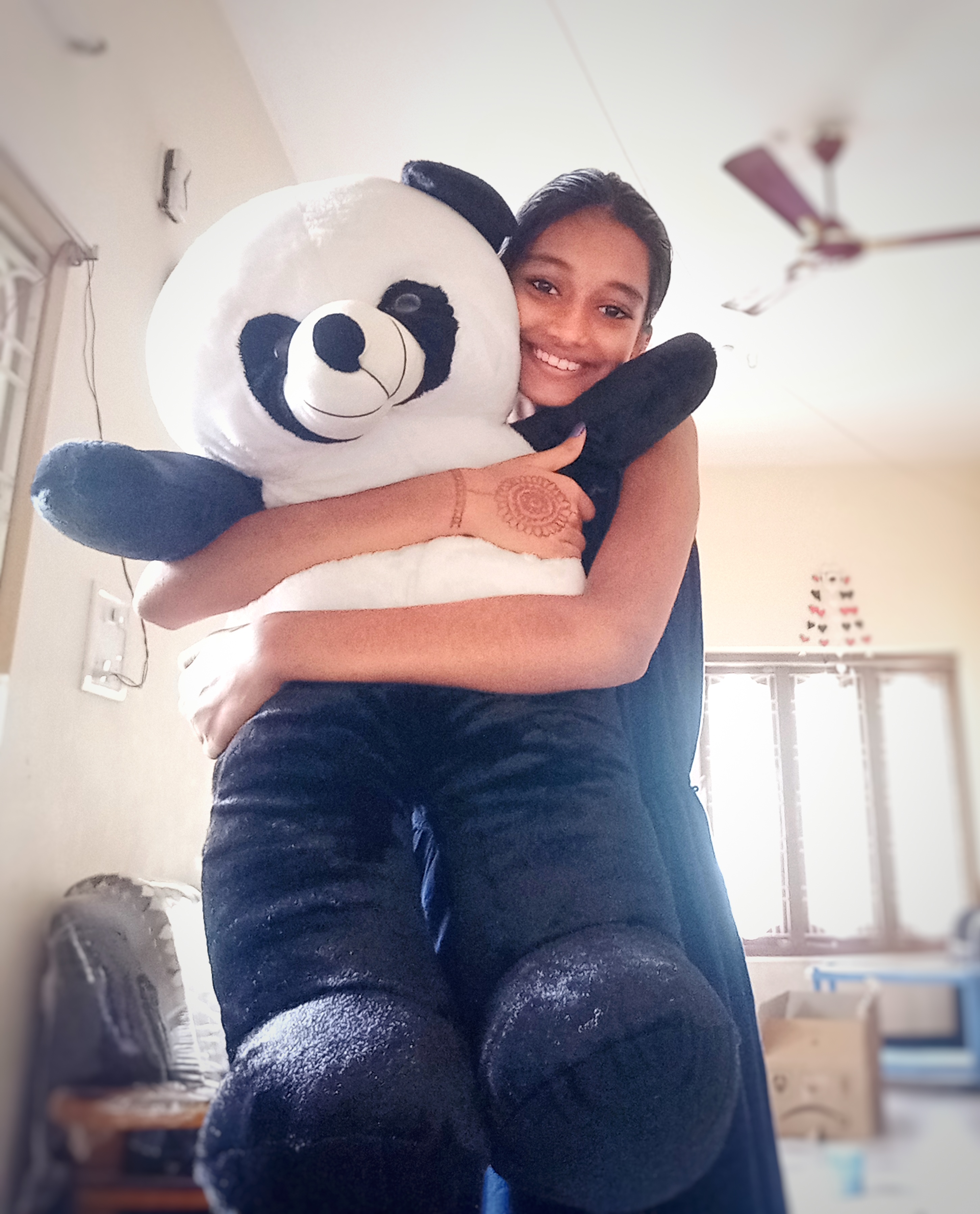 Buy maurya teddy Panda Soft Toy Combo with Caterpillar (55 cm) Online ...