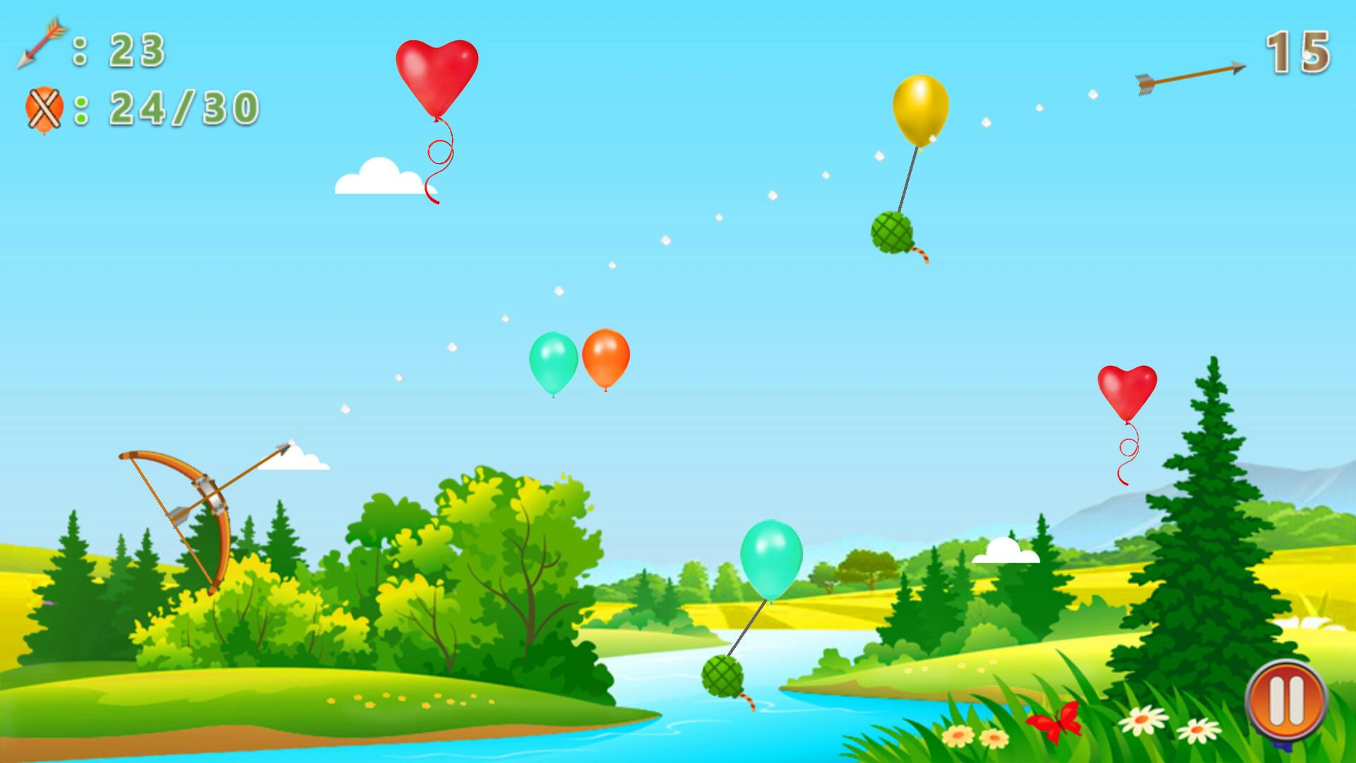 Bow & Arrow Target Shooting- Balloon Pop Shooter - App on Amazon Appstore