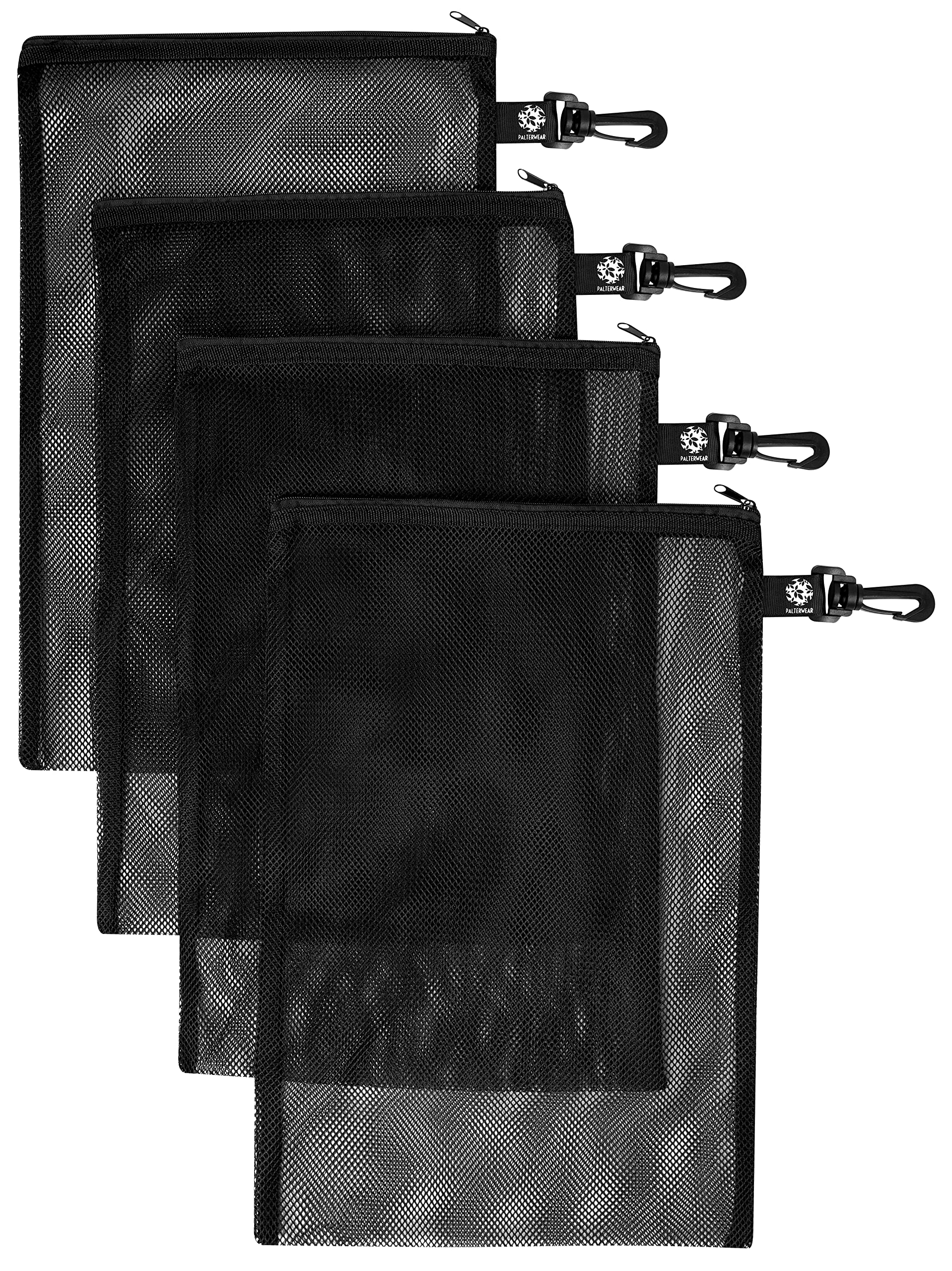 Amazon.com: PALTERWEAR Mesh Zipper Bag with Clip - For Camping Outdoor ...