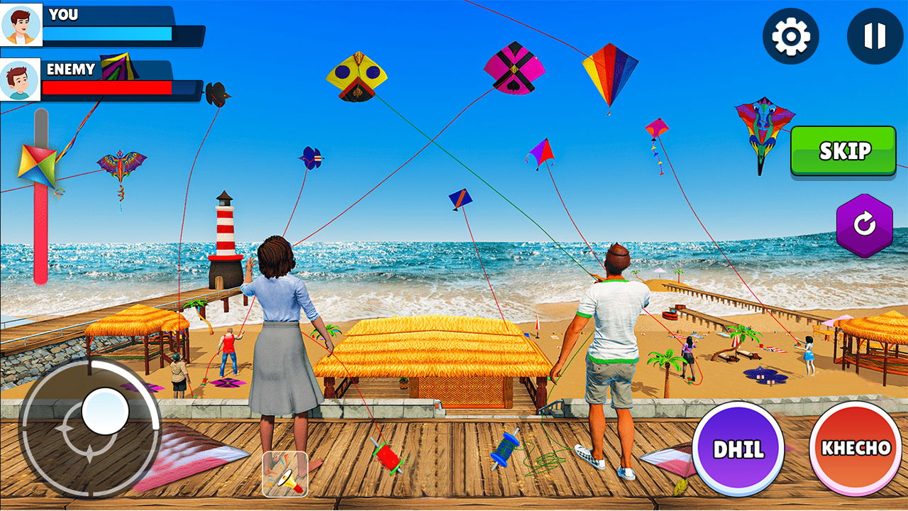Kite Flying Pipa Combate Layang Simulator Game 3D-Amazonアプリストアのアプリ