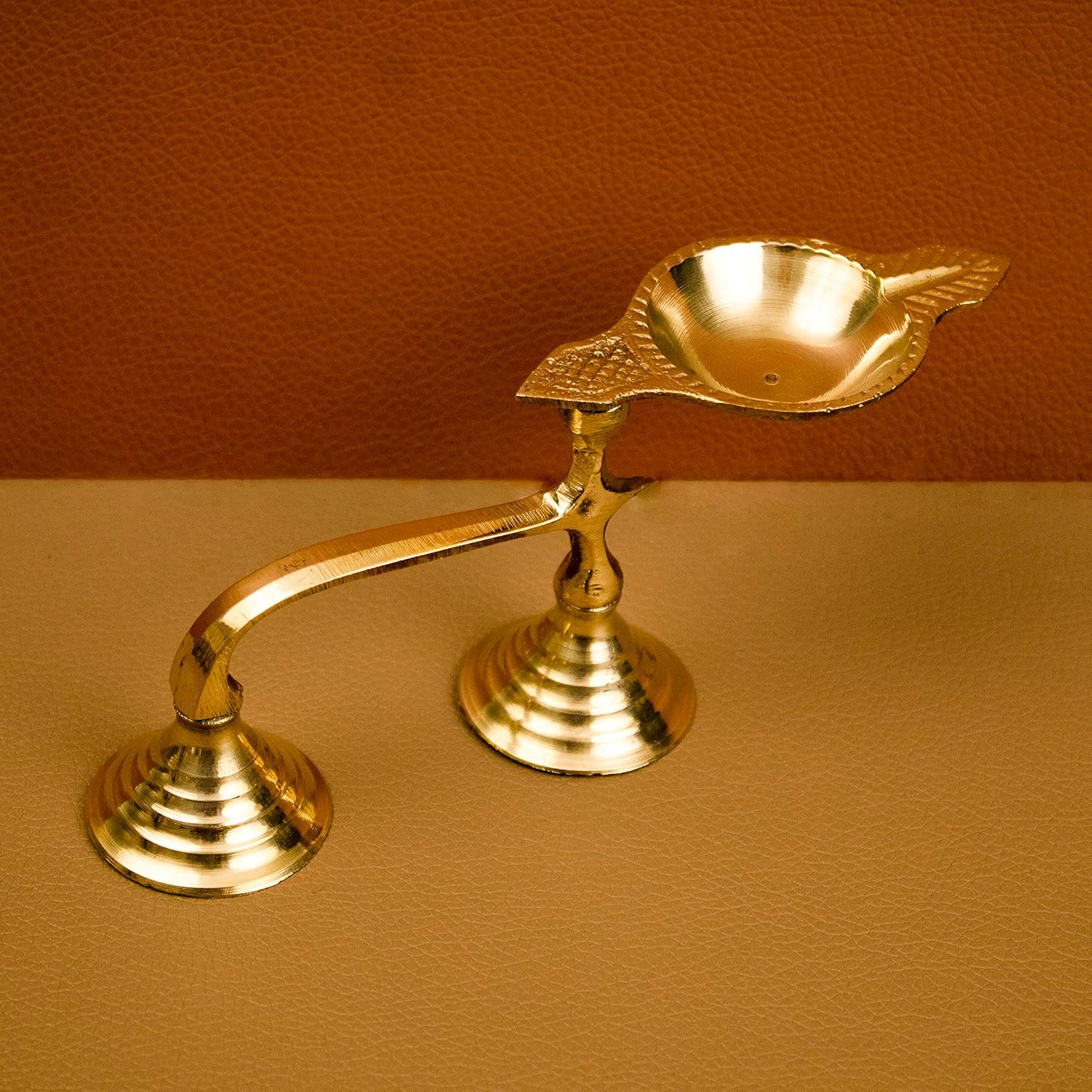 Buy Spillbox Brass Karpoor | Kapoor Diya Deepam Burner Karpuram Arati ...