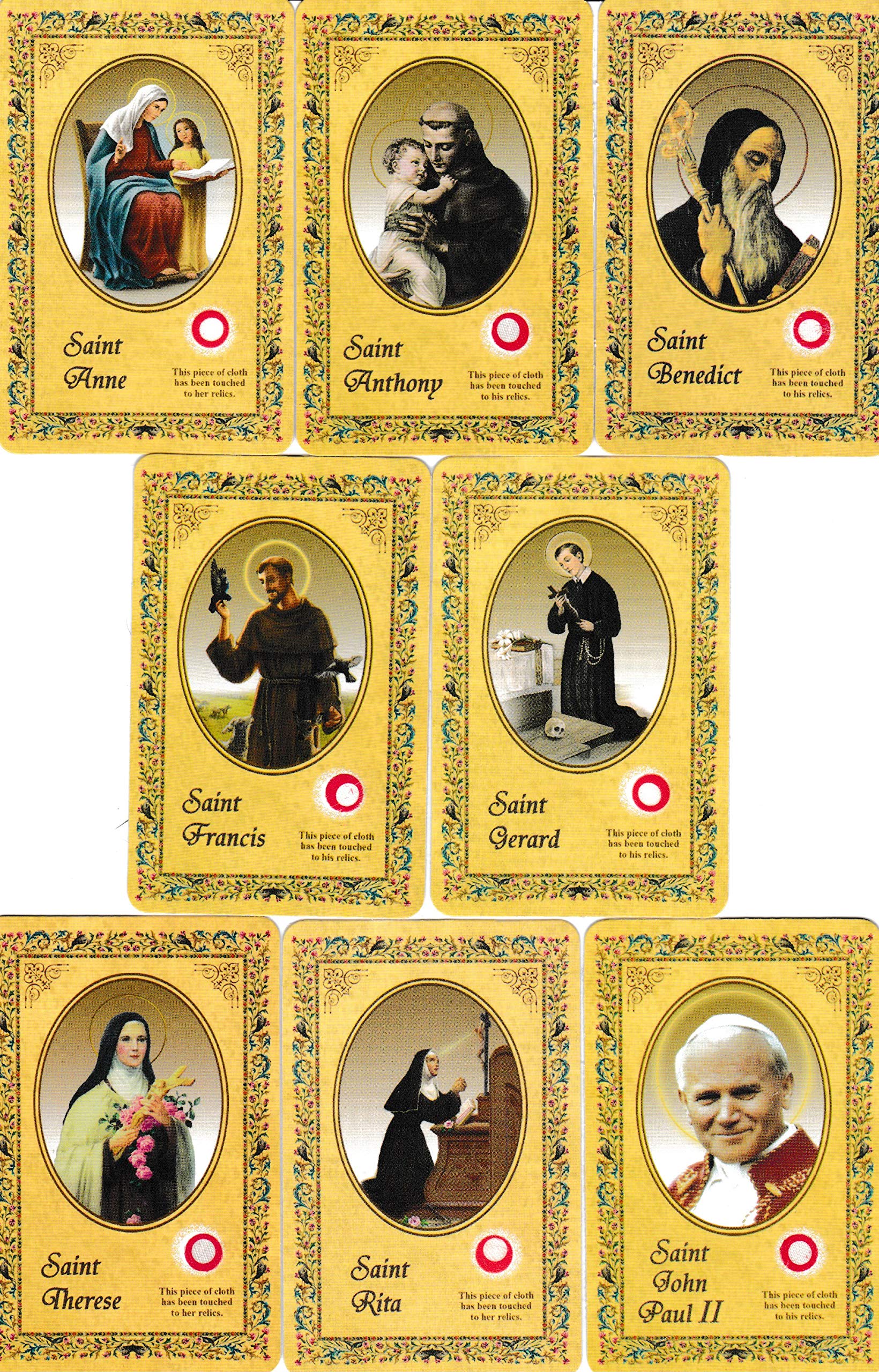 Blessed Pope John Paul Ii Relic Holy Prayer Card Set | Desertcart Morocco