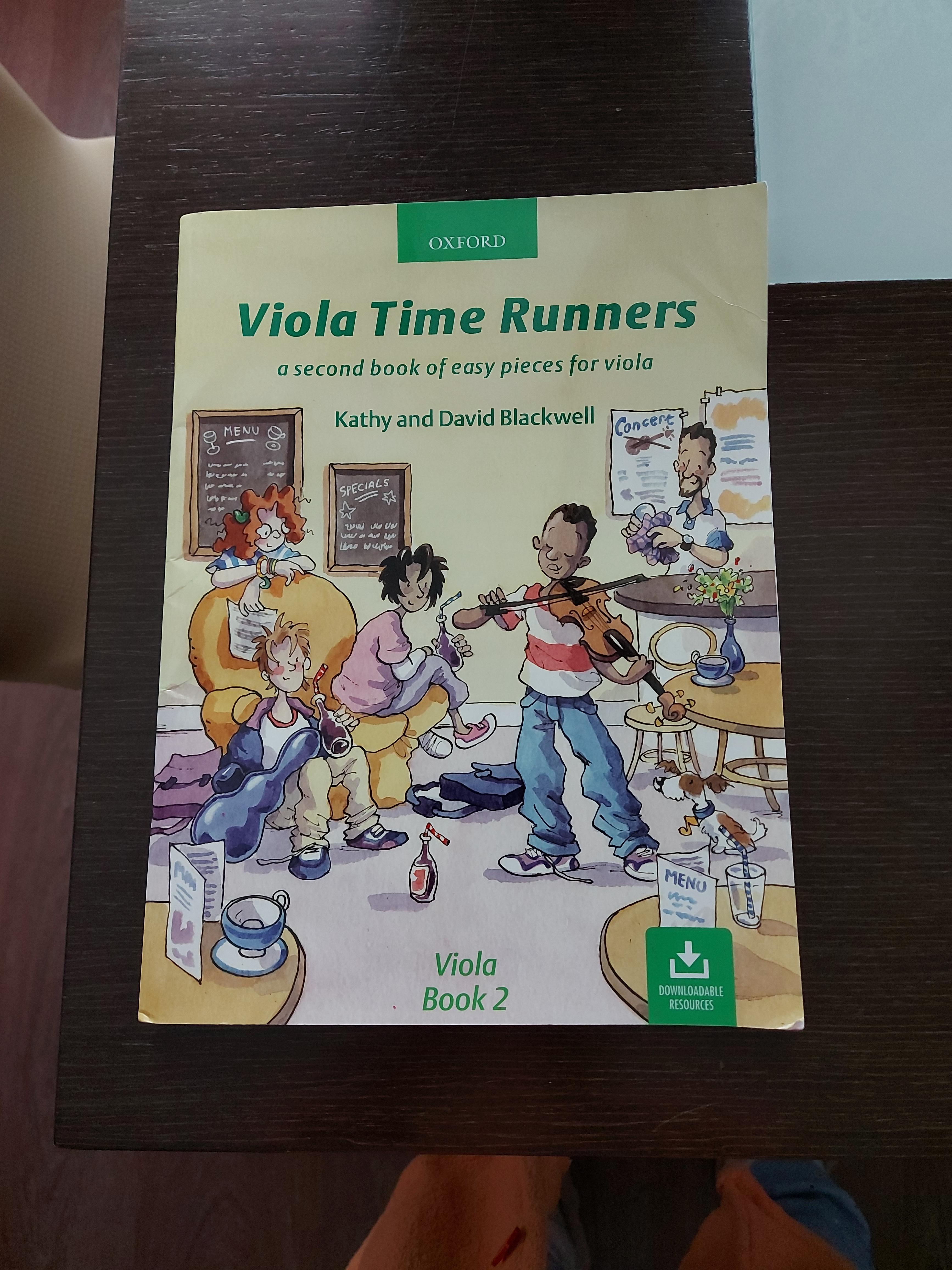 Viola Time Runners: A second book of easy pieces for viola : Blackwell ...