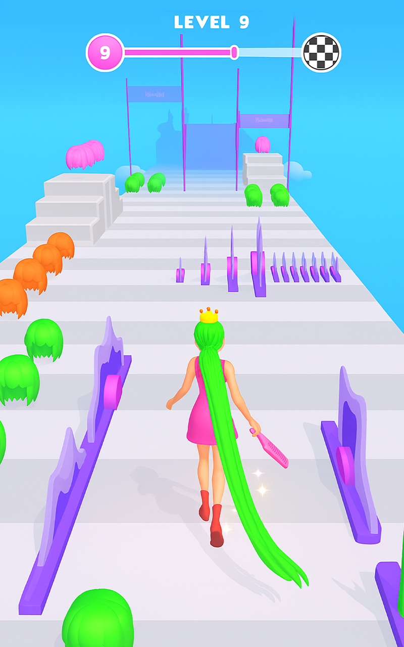 Crazy Hair Runner – Fashion Makeover Race: 3D Fun Run Salon Game - App ...