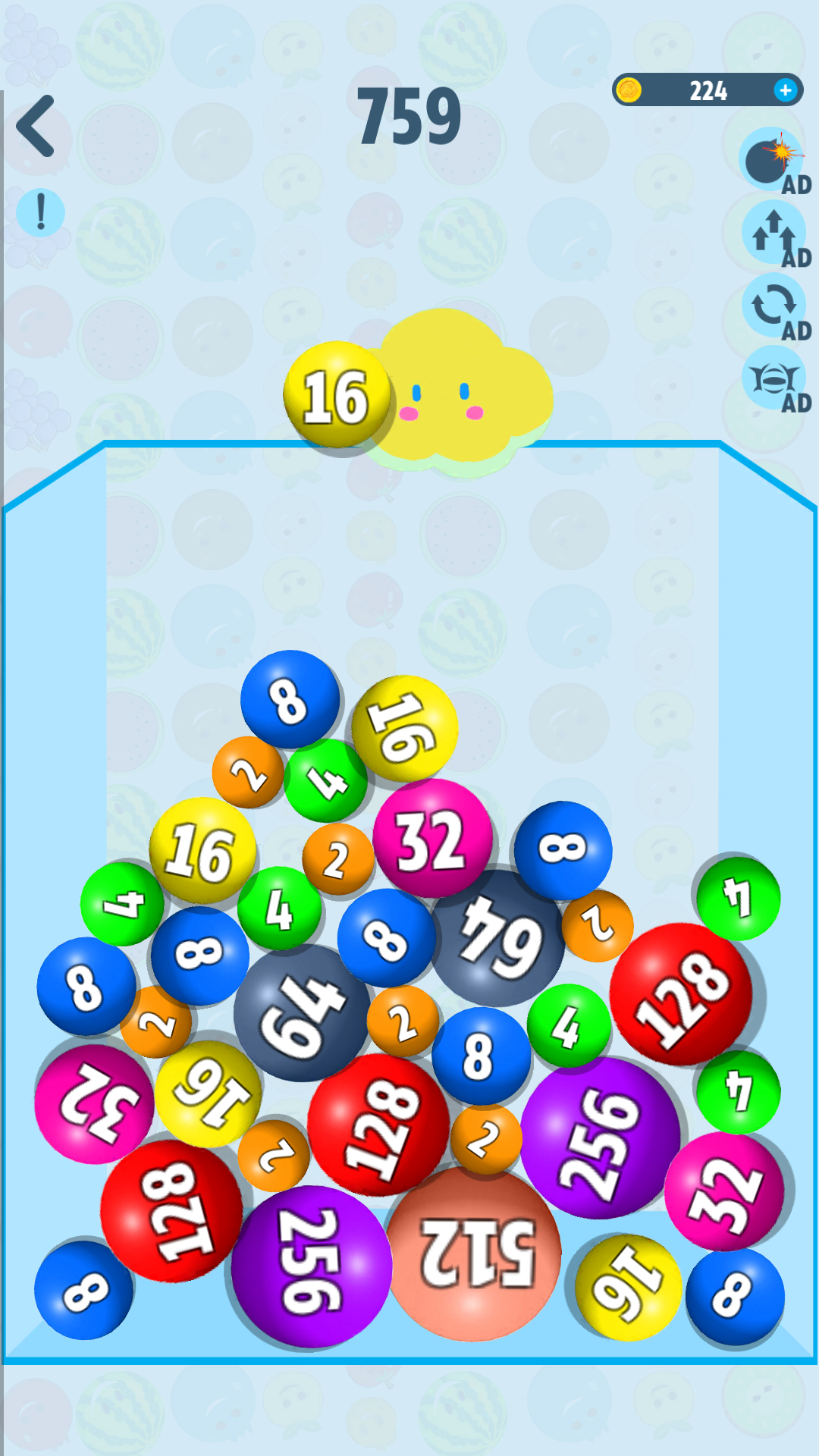 Bubble Pop: Ball Games - Ball run 2048 & Going Ball: Bubble Merge ...