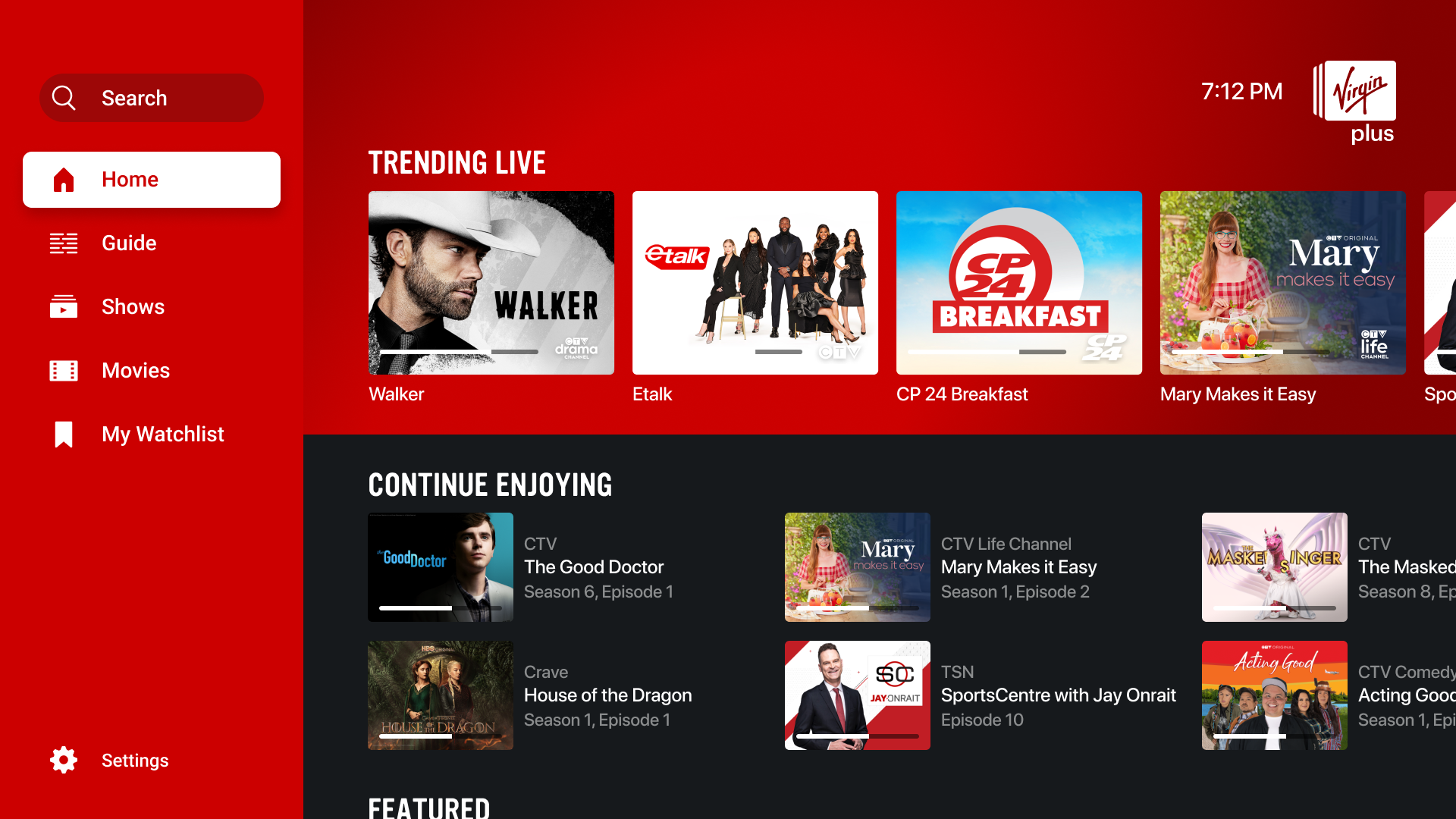 Virgin Plus TV:Amazon.ca:Appstore for Android
