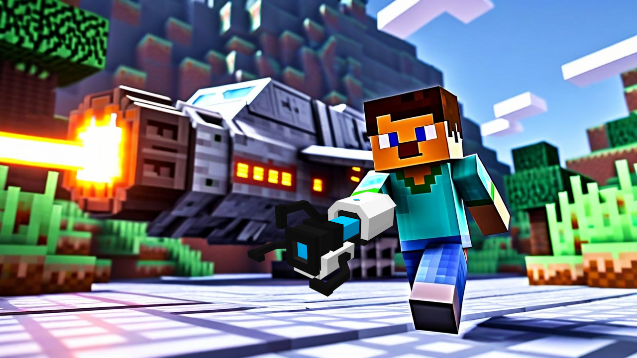 Portal Gun Mod - Blue Edition | Teleportation, Puzzles & Portal Fun in ...