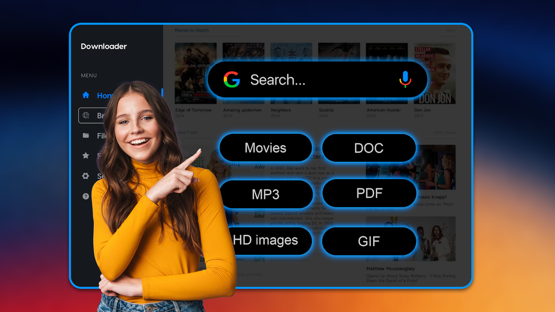 Downloader for Fire, Browser... - Aplicativo na Amazon Appstore