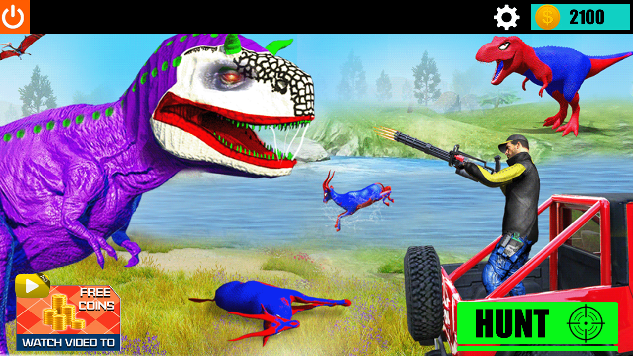 Dino Hunter Jurassic World Gun Shooting Adventure Game - Enjoy Wild ...