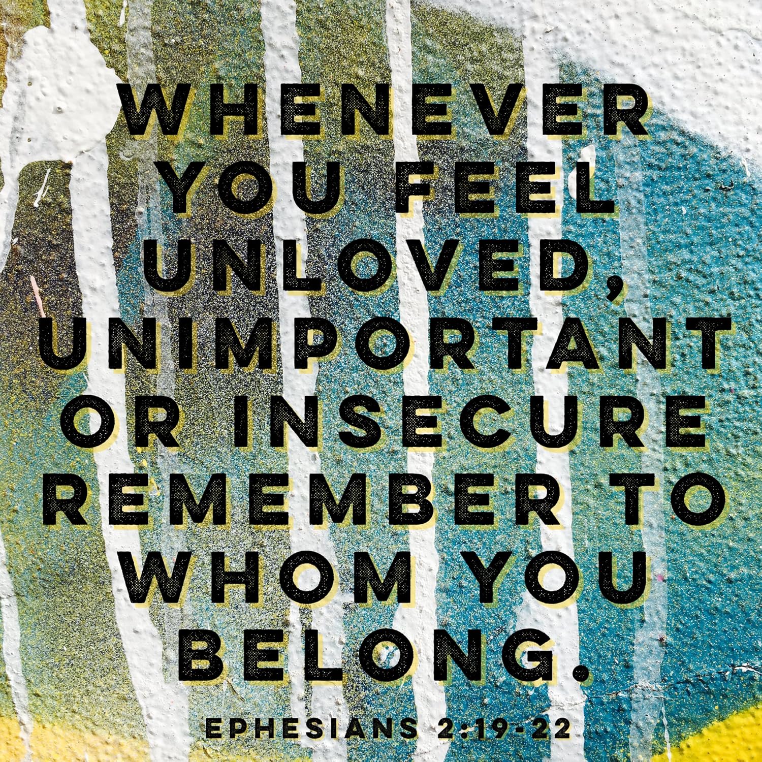 Amazon.com: Christian Quote Sticker Bible Verse Whenever You Feel ...
