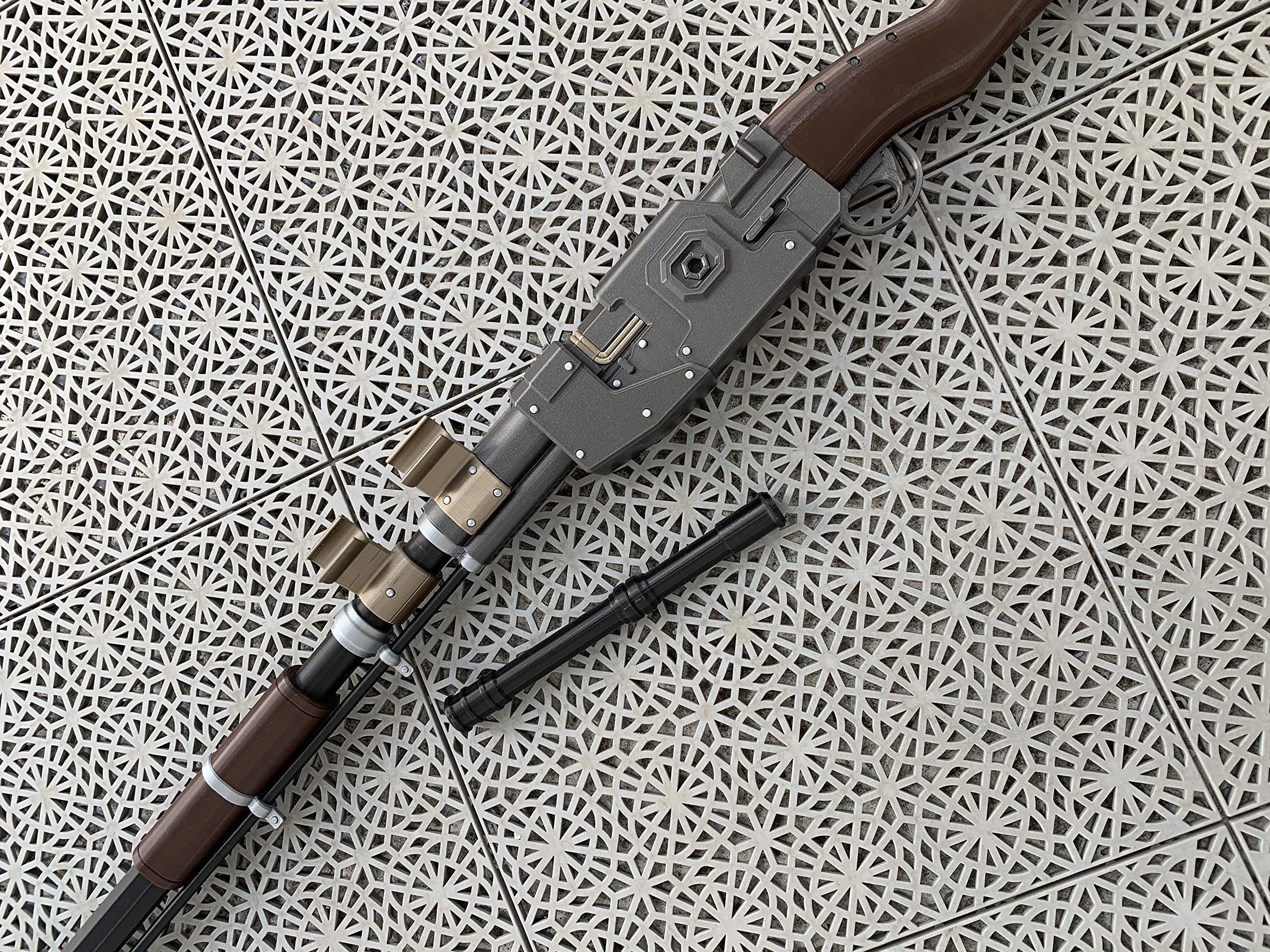 Buy The Mandalorian Rifle Sniper or Mandalorian Blaster (3D Printed ...