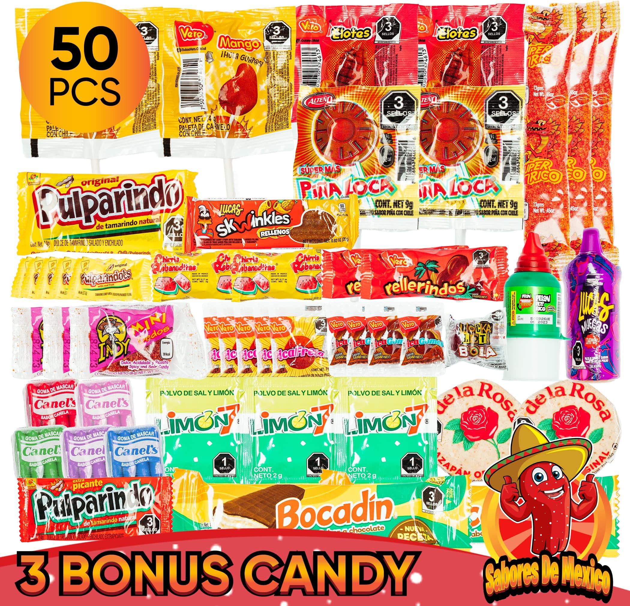 Amazon.com: Lucas Ultimate Candy Assortment Premium Mexican Candy (18 ...