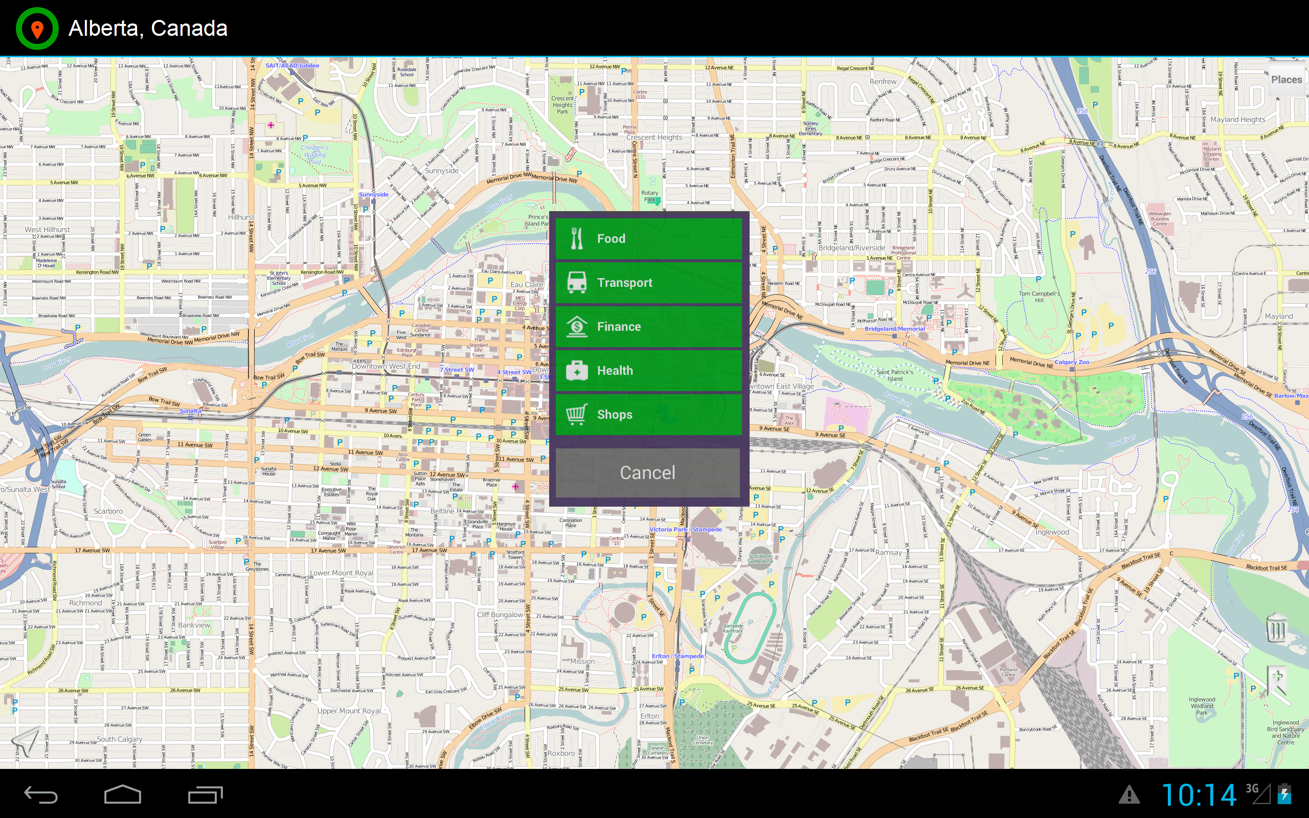Alberta, Canada Vector Offline Map: Easy Navigation - App on Amazon ...