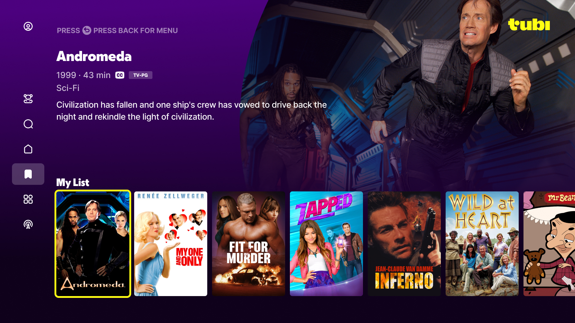 Tubi: Free Movies & TV - App on Amazon Appstore