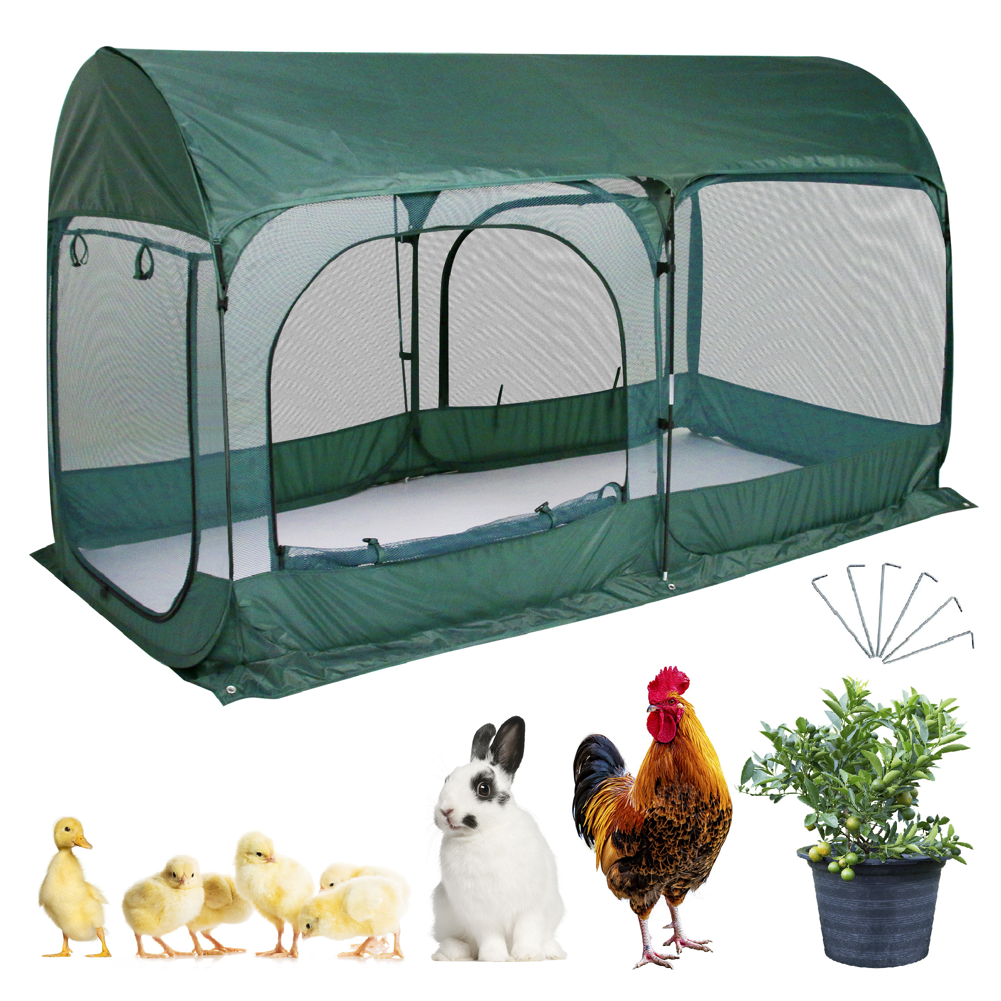 Watch ANC POP Portable Chicken Run Large Pop-Up Chicken Pen on Amazon Live