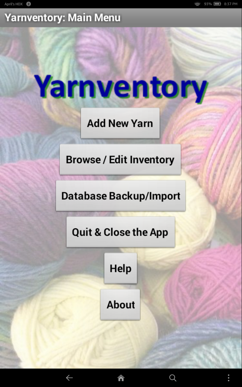 Yarnventory - App on Amazon Appstore