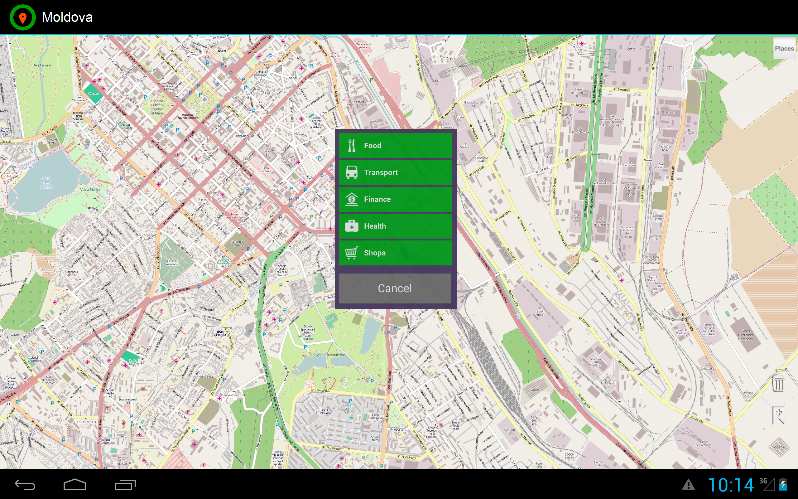 Aplicación Moldavia Vector Offline Mapa: Easy Navigation en Amazon Appstore