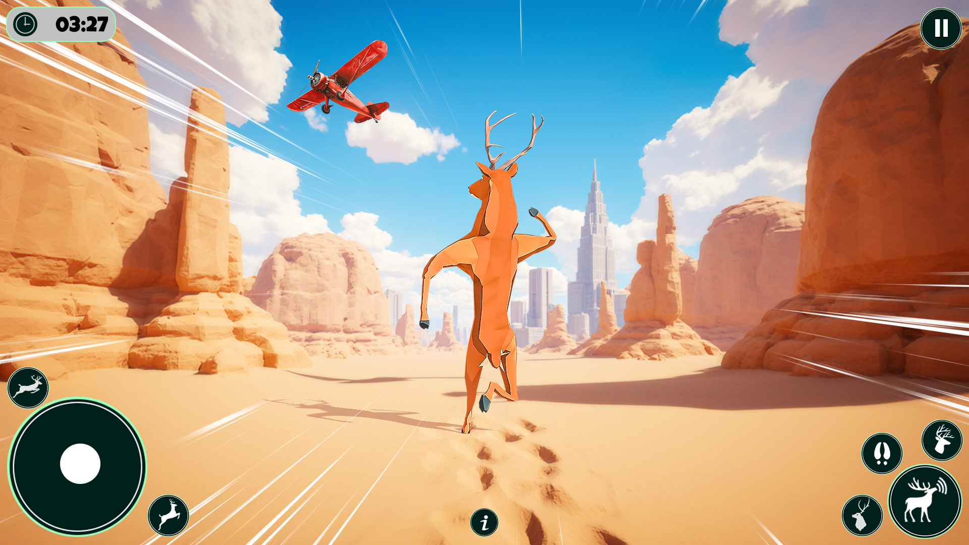 Crazy Boss Deer Animal Simulator Open World Deer Fighting & Hunting ...