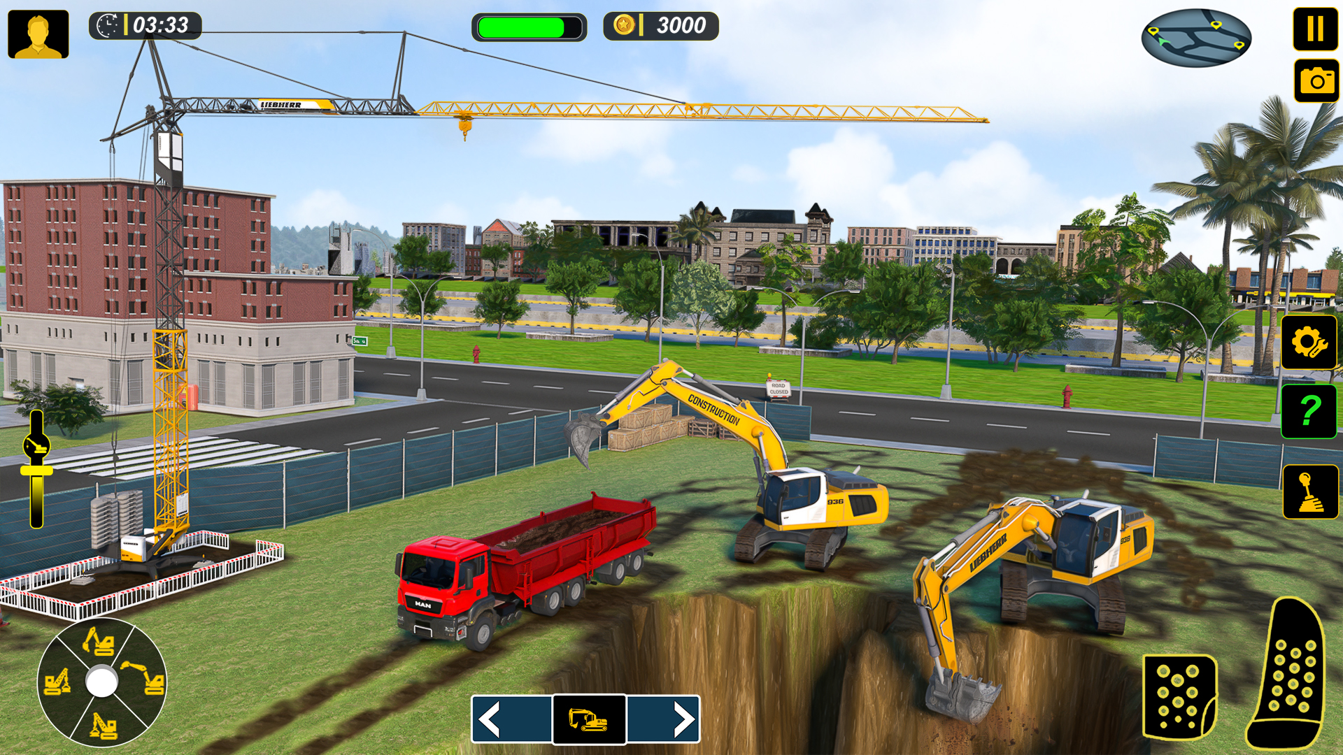 Road Builder Game : City Construction Simulator 3D - Heavy Excavator ...