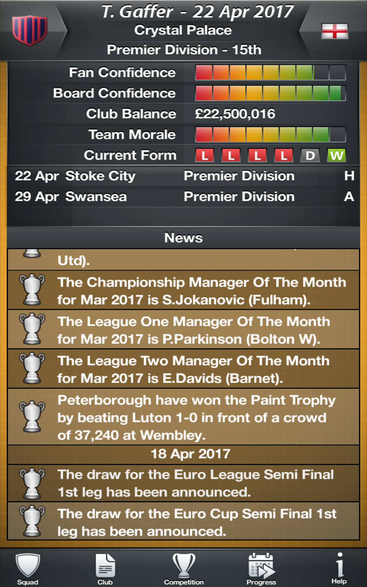My Football Club Manager MyFC 2018 - App on Amazon Appstore