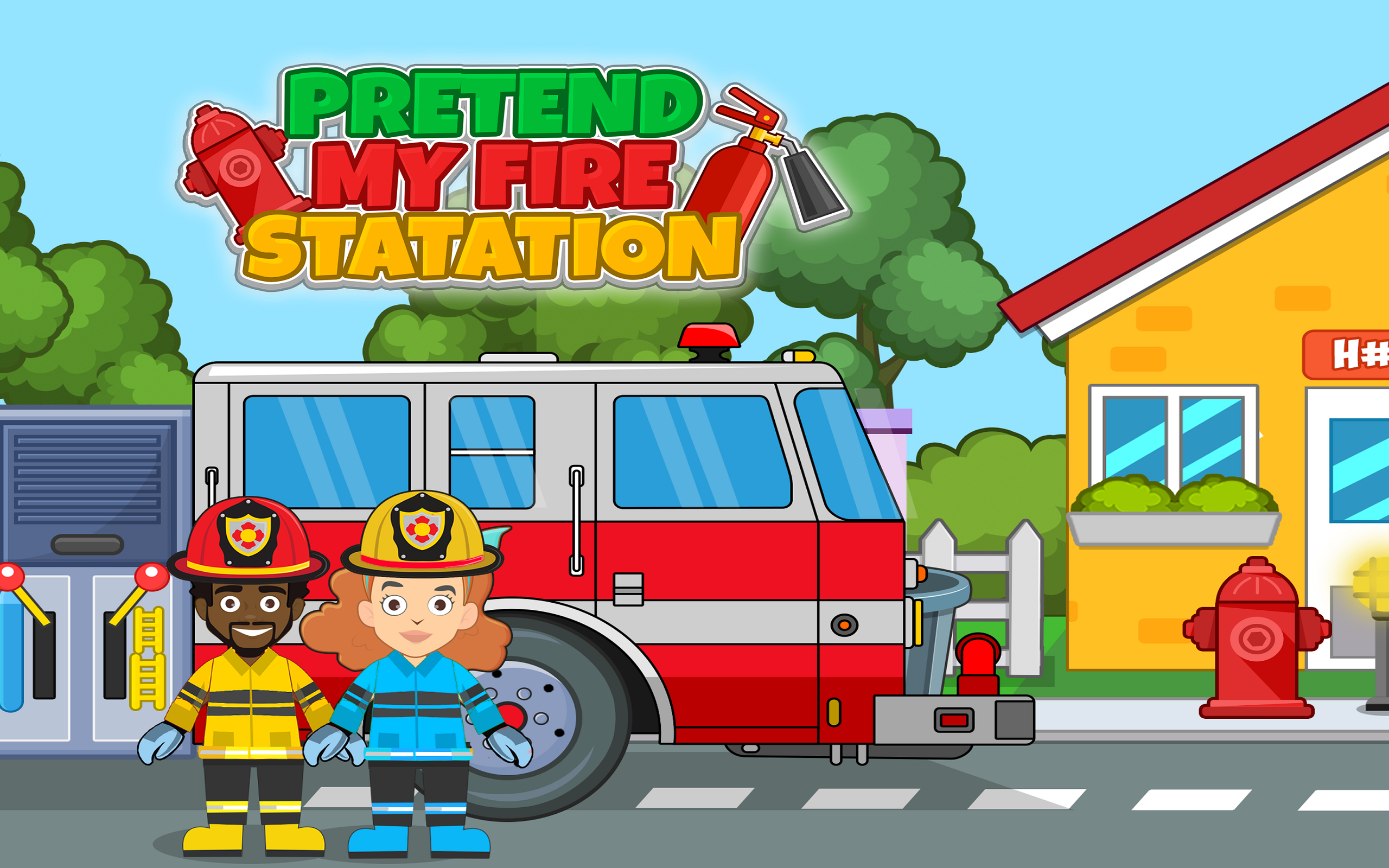 Pretend My Fire Station | Firefighter Life Games:Amazon.com:Appstore ...