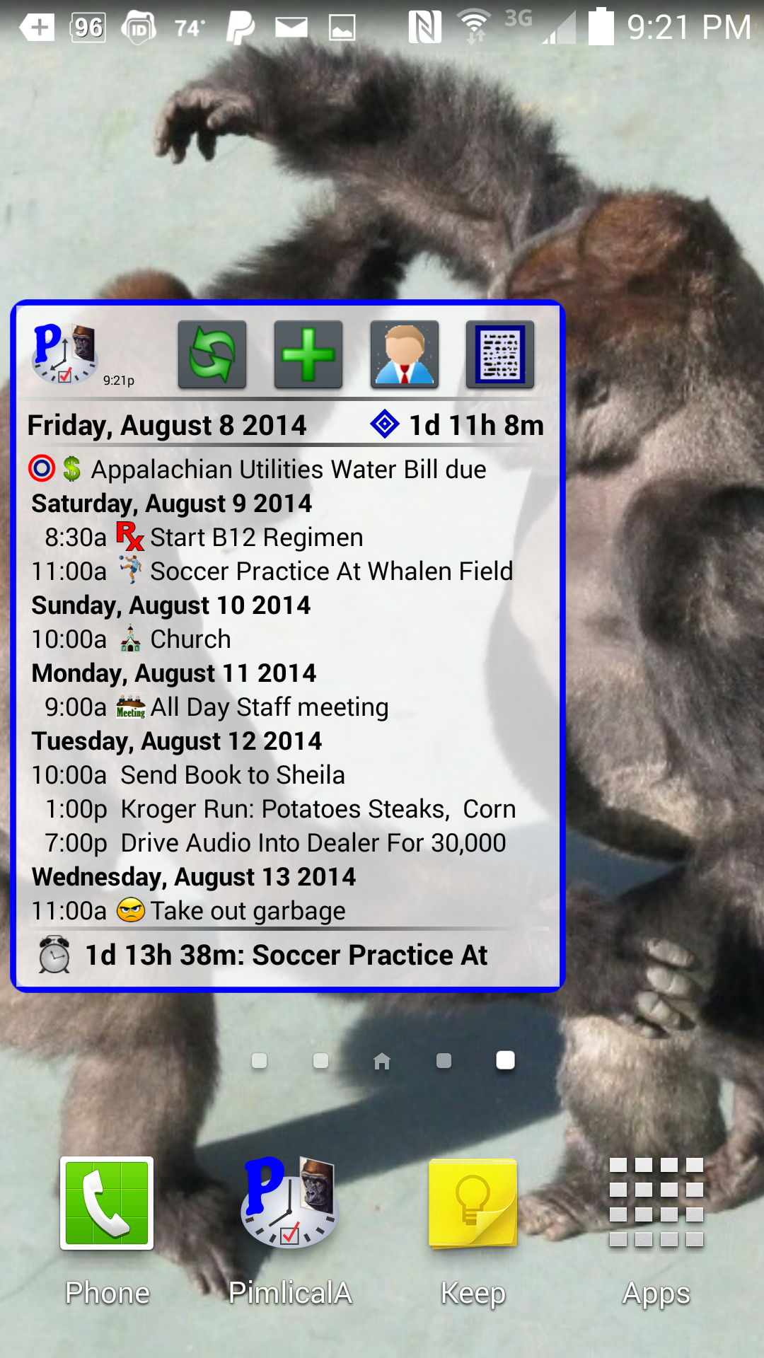 Pimlical Calendar Widget - App on Amazon Appstore