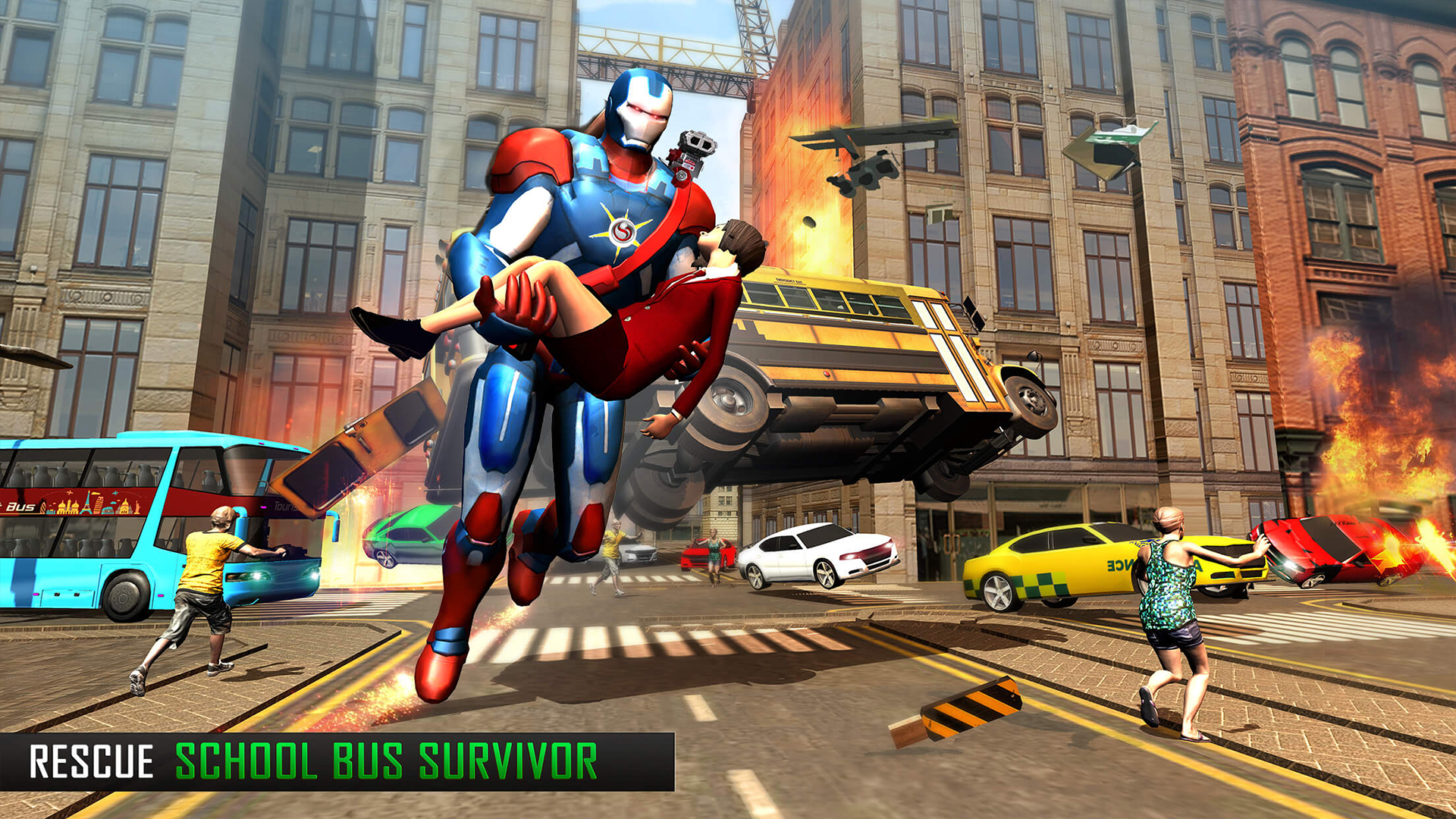 Super Hero Fighter Captain Flying Robot Soldier - App on Amazon Appstore