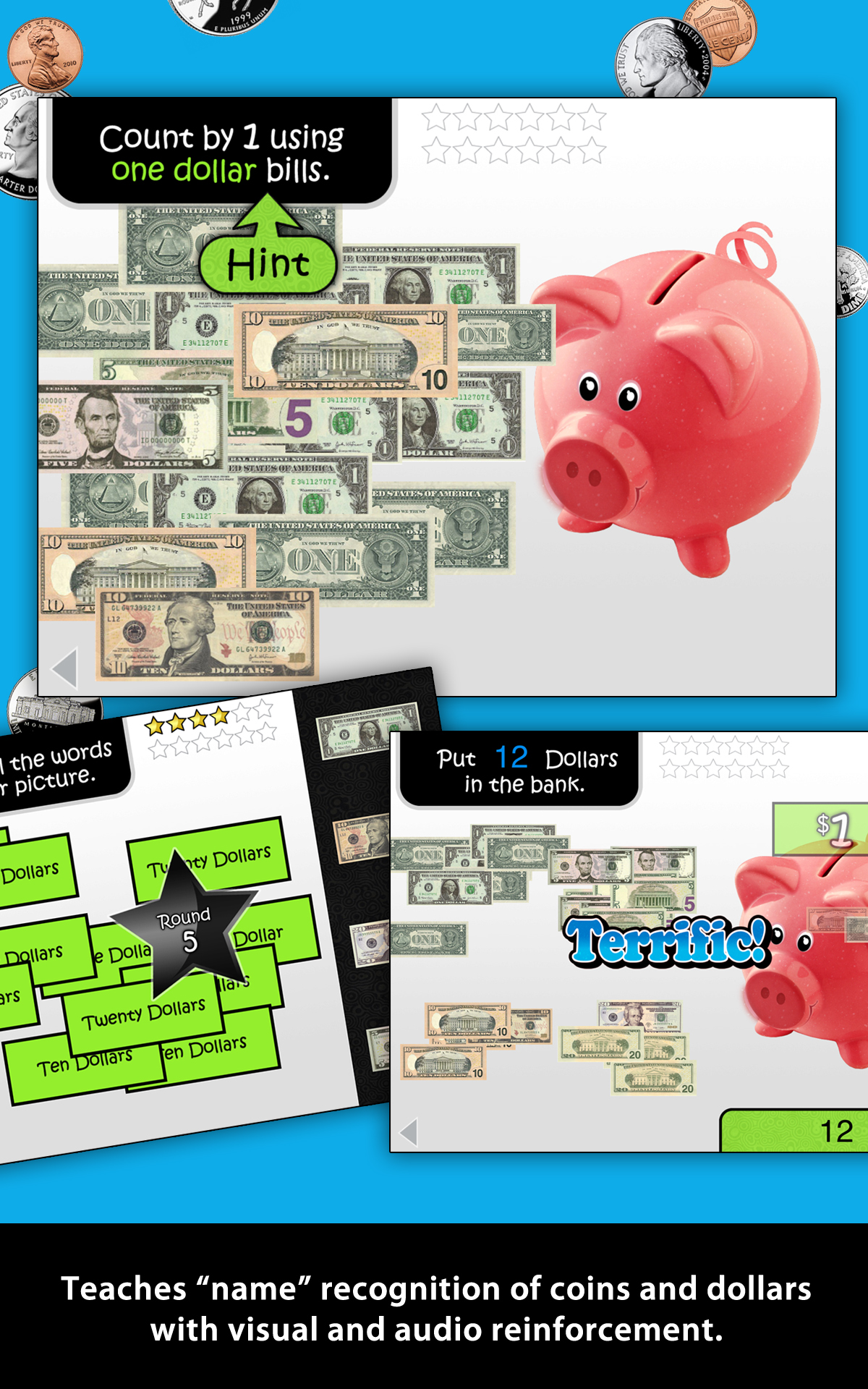 Learning Gems - My Piggy Bank - App on Amazon Appstore